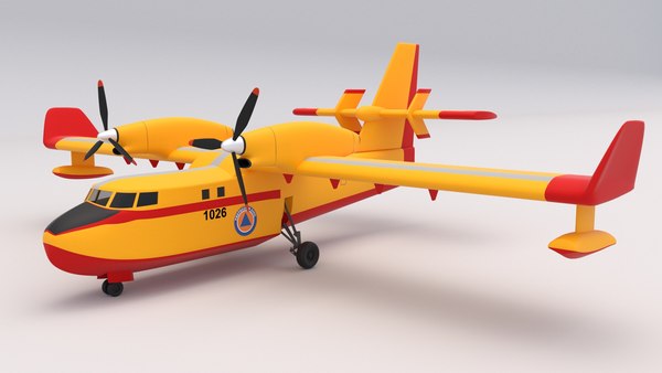 3D Canadair CL-415 model - TurboSquid 1776099
