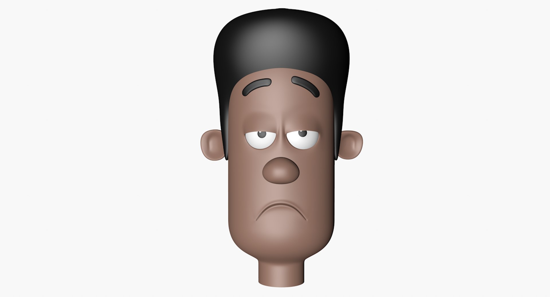 Head Character Different Emotions 3D Model - TurboSquid 1411245