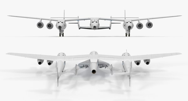 3D virgin galactic spaceshiptwo - TurboSquid 1253442