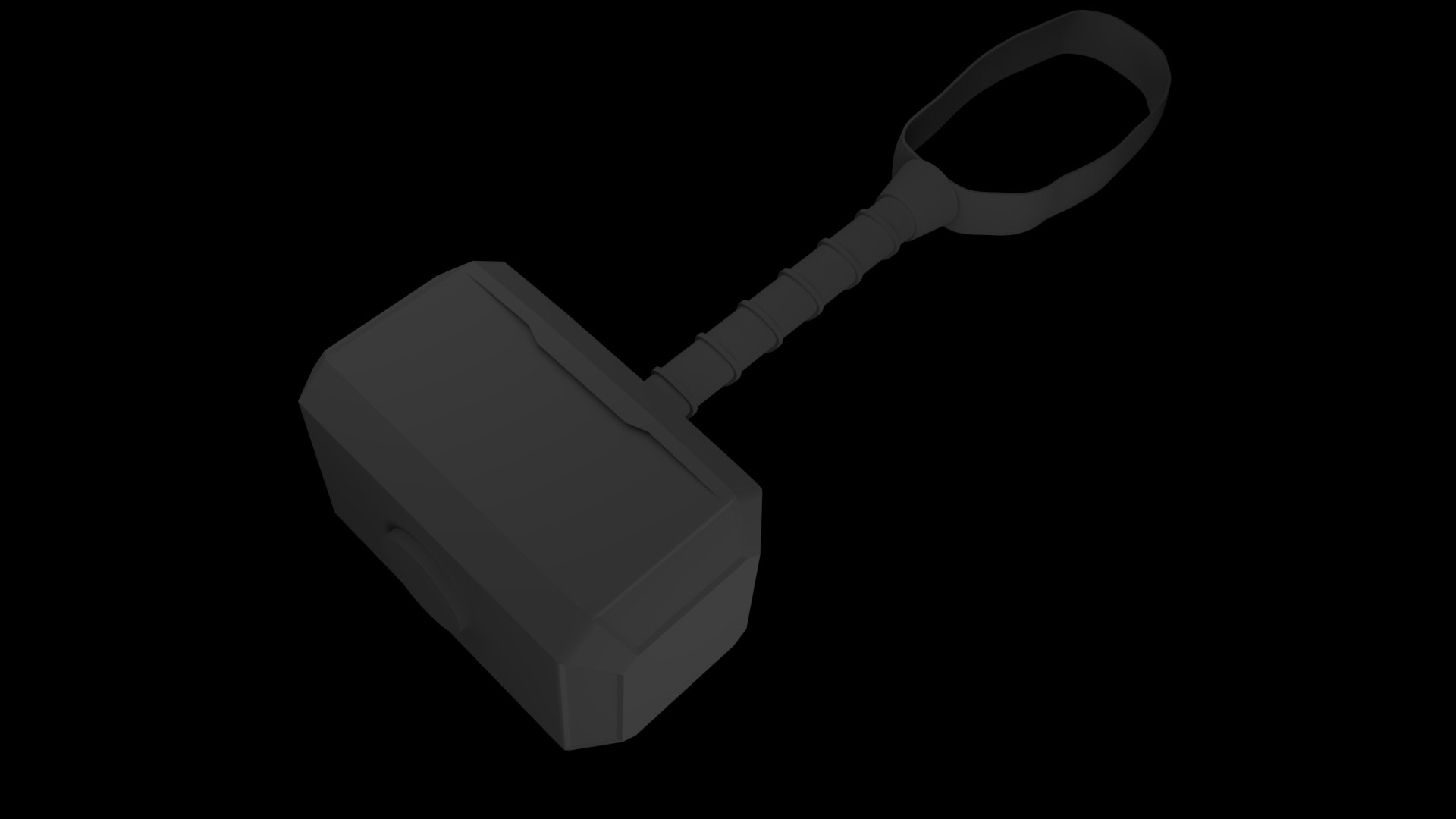 3D Thor Hammer Mjolnir Model - TurboSquid 2084145