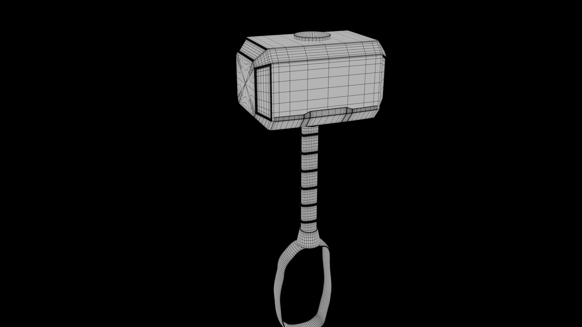 3D Thor Hammer Mjolnir Model - TurboSquid 2084145
