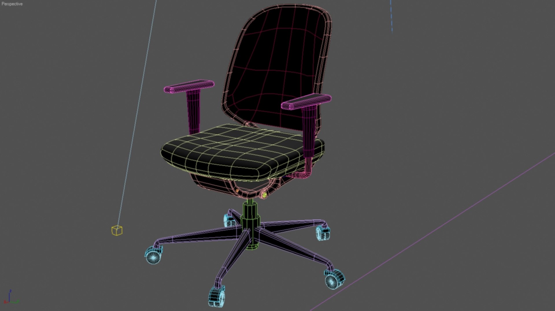 3d Medapal Vitra Office Chair Model