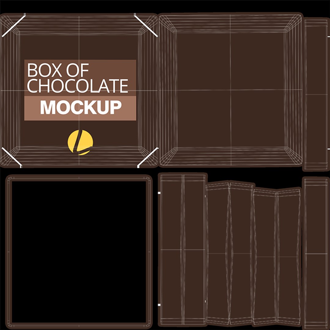 3D Chocolate Box 3 - TurboSquid 1857826