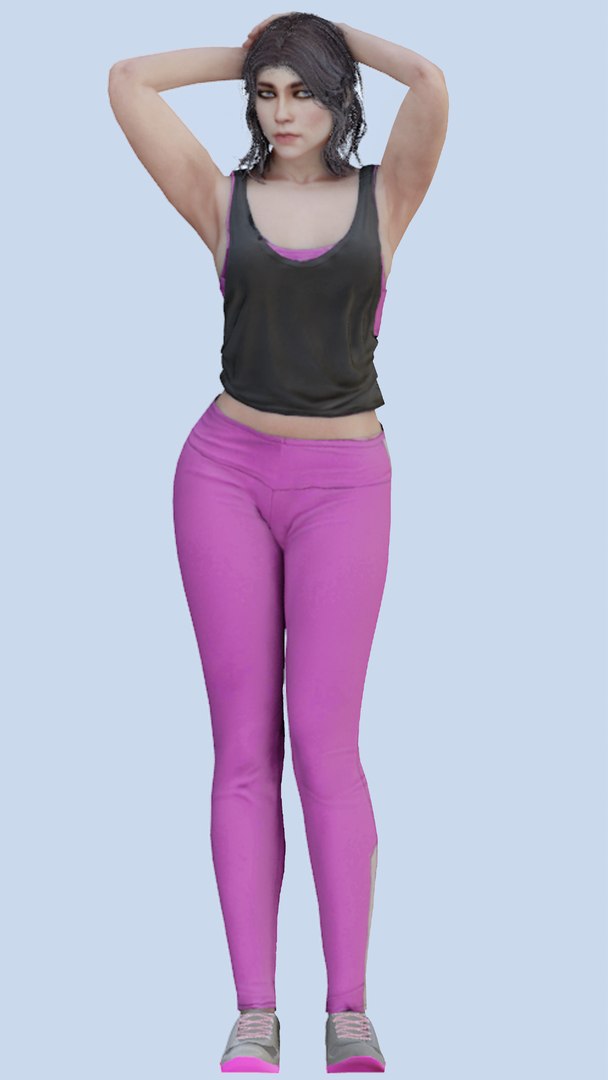 3D Model VR PBR FEMALE AVATAR CHARACTER DEMI 3D MODEL CHEAP PRICE ...