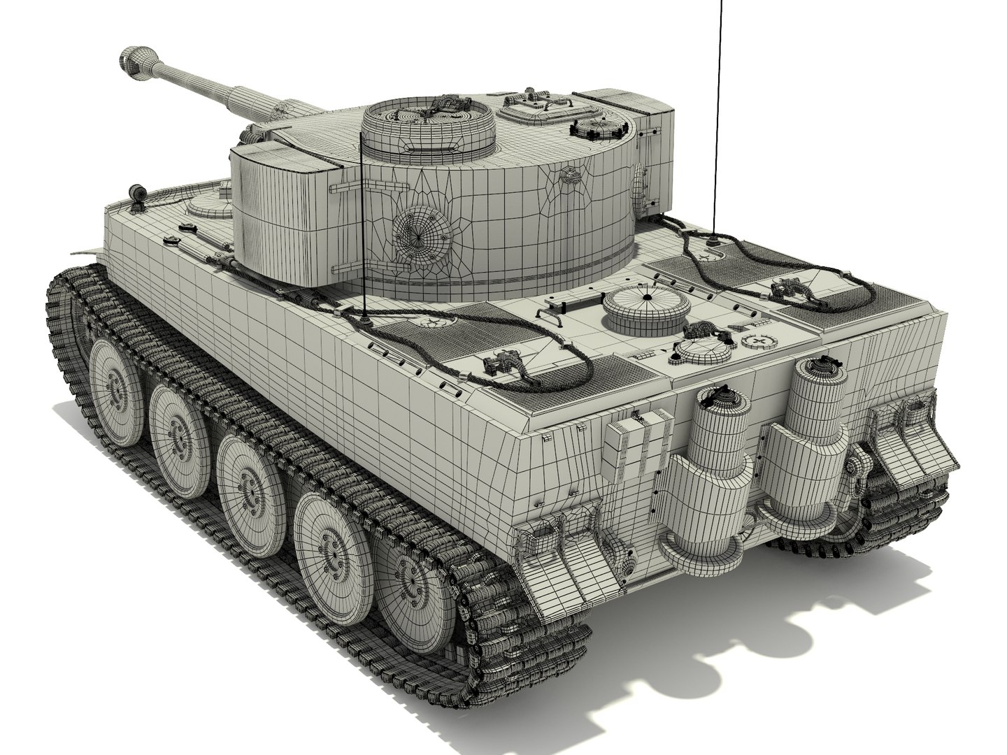 Tank Tiger 502 Battalion Max