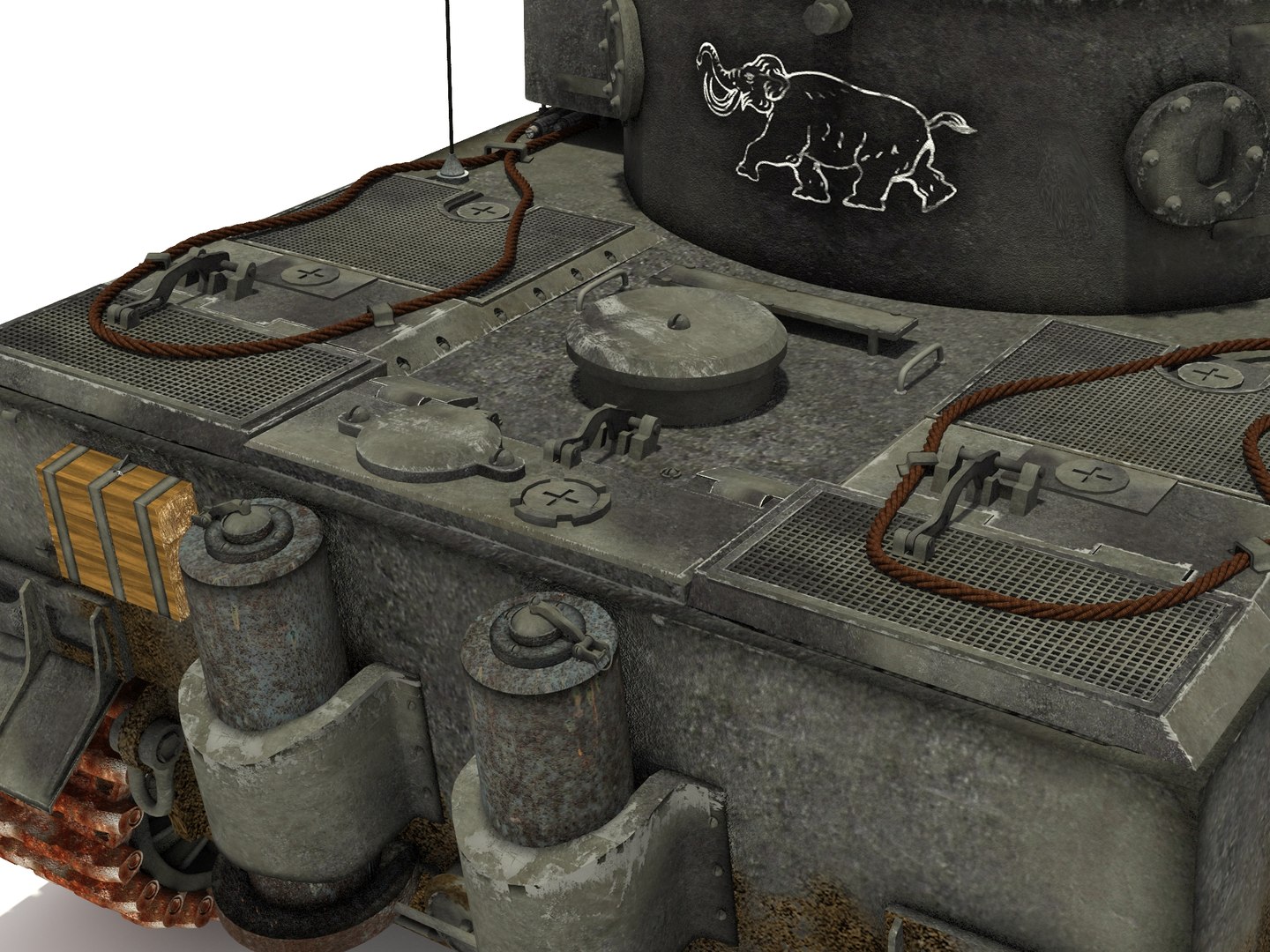 Tank Tiger 502 Battalion Max