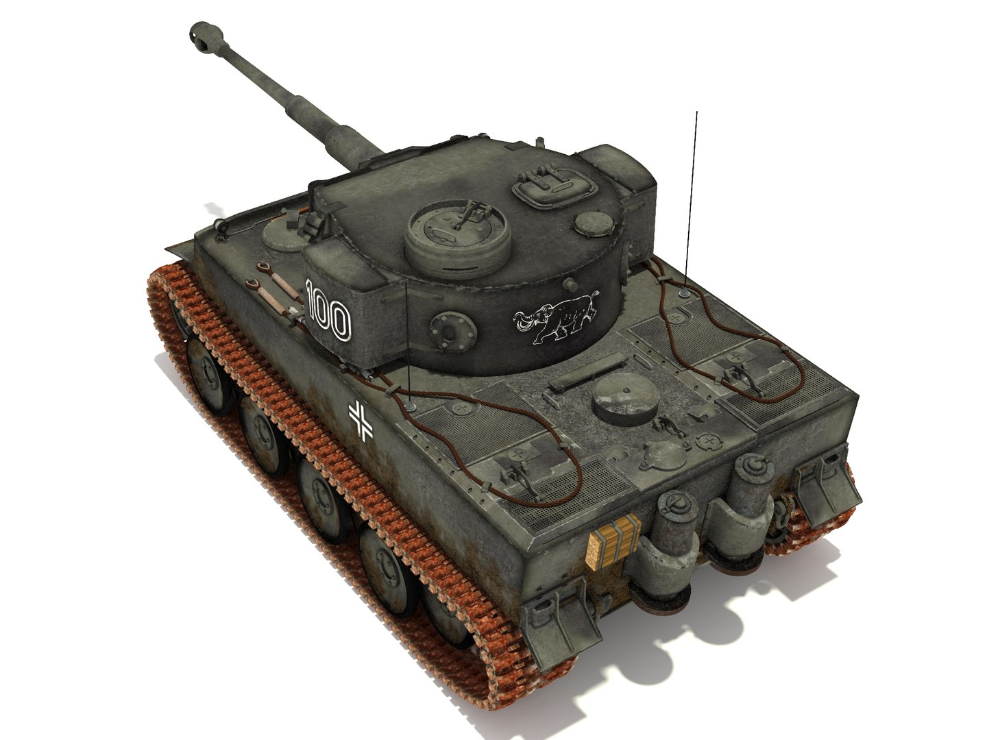 Tank Tiger 502 Battalion Max
