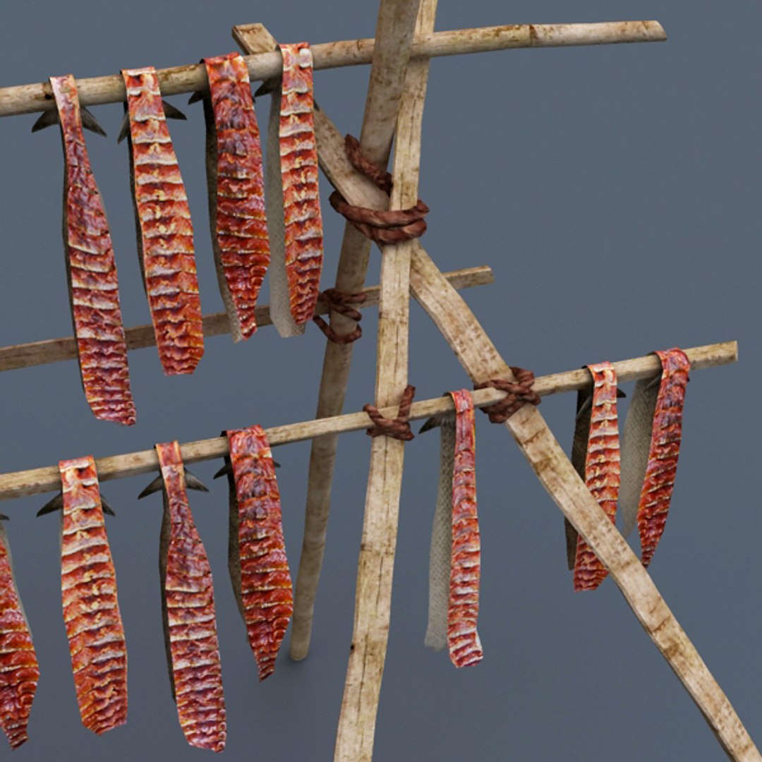 Fish Drier 3d Model
