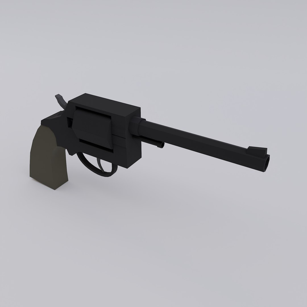 Colt Police Positive Revolver 3D Model - TurboSquid 1992386