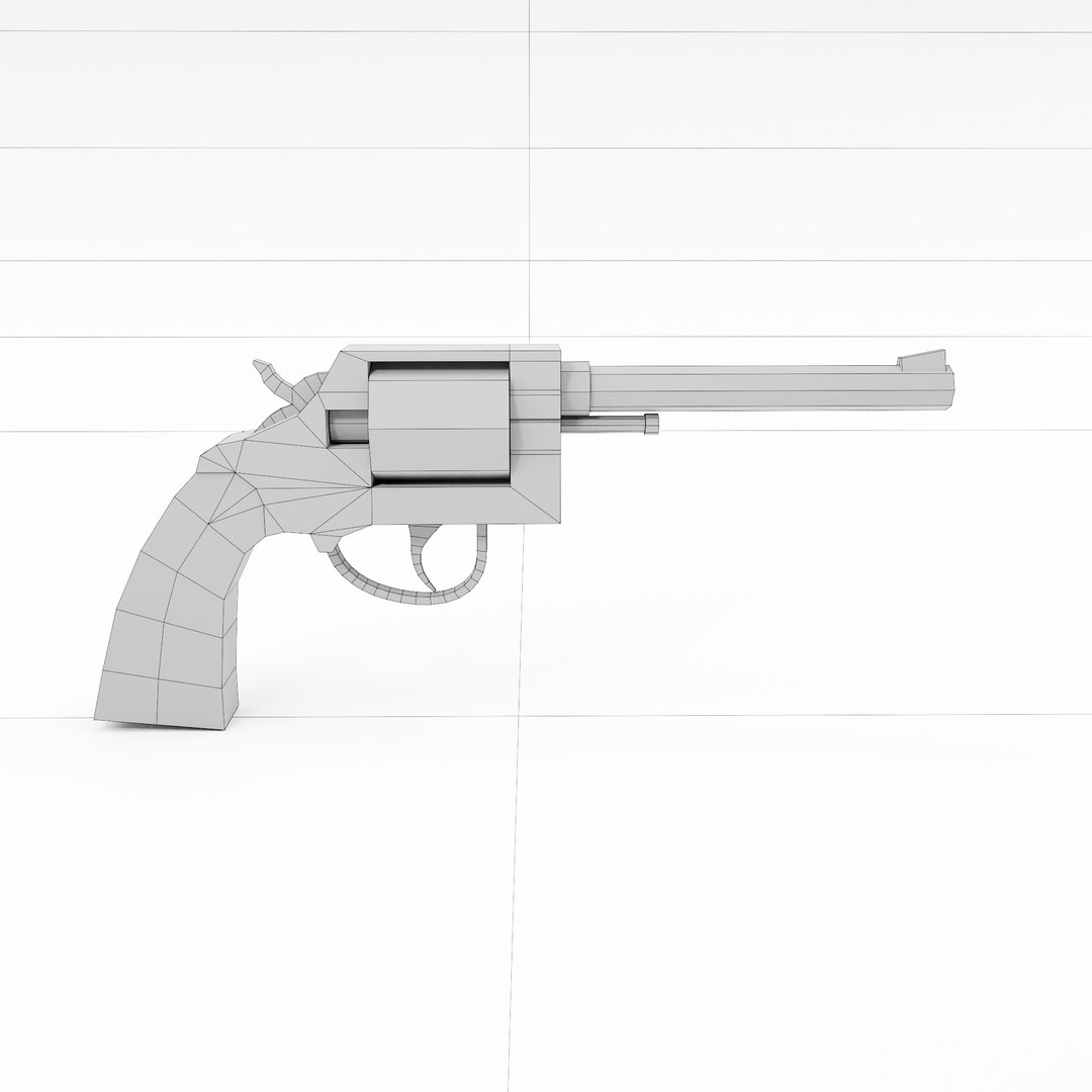 Colt Police Positive Revolver 3D Model - TurboSquid 1992386
