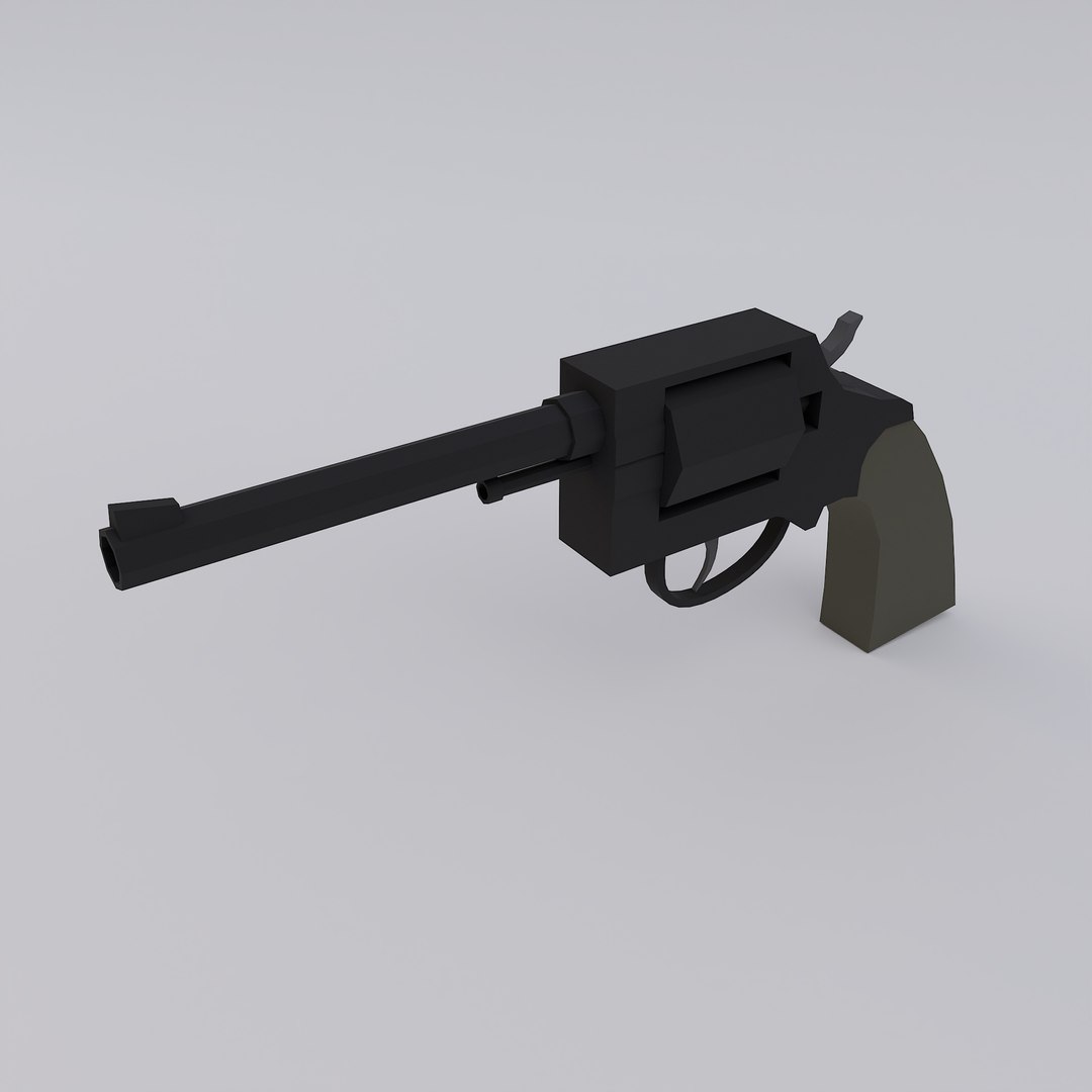 Colt Police Positive Revolver 3D Model - TurboSquid 1992386