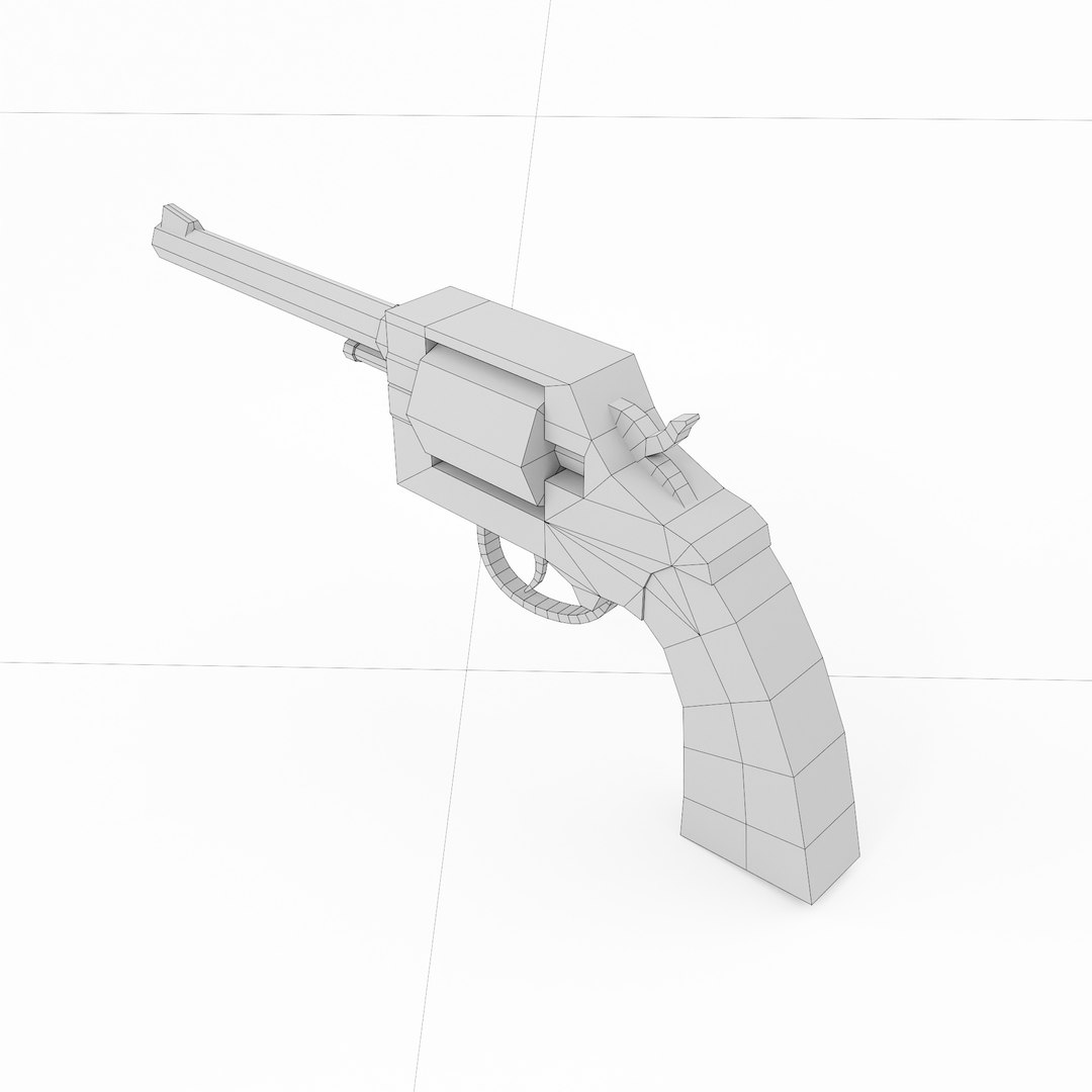 Colt Police Positive Revolver 3D Model - TurboSquid 1992386