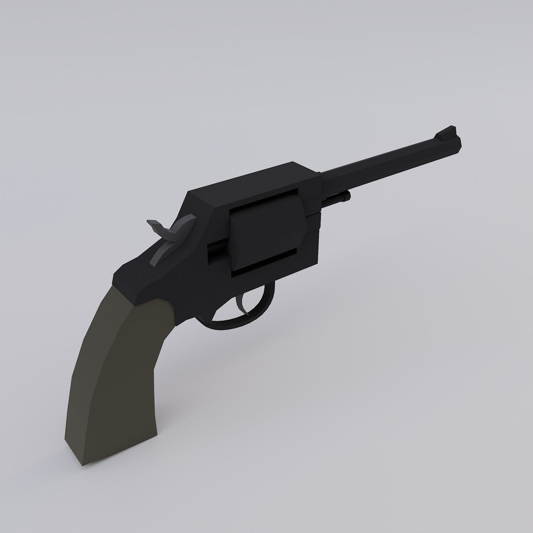 Colt Police Positive Revolver 3D Model - TurboSquid 1992386