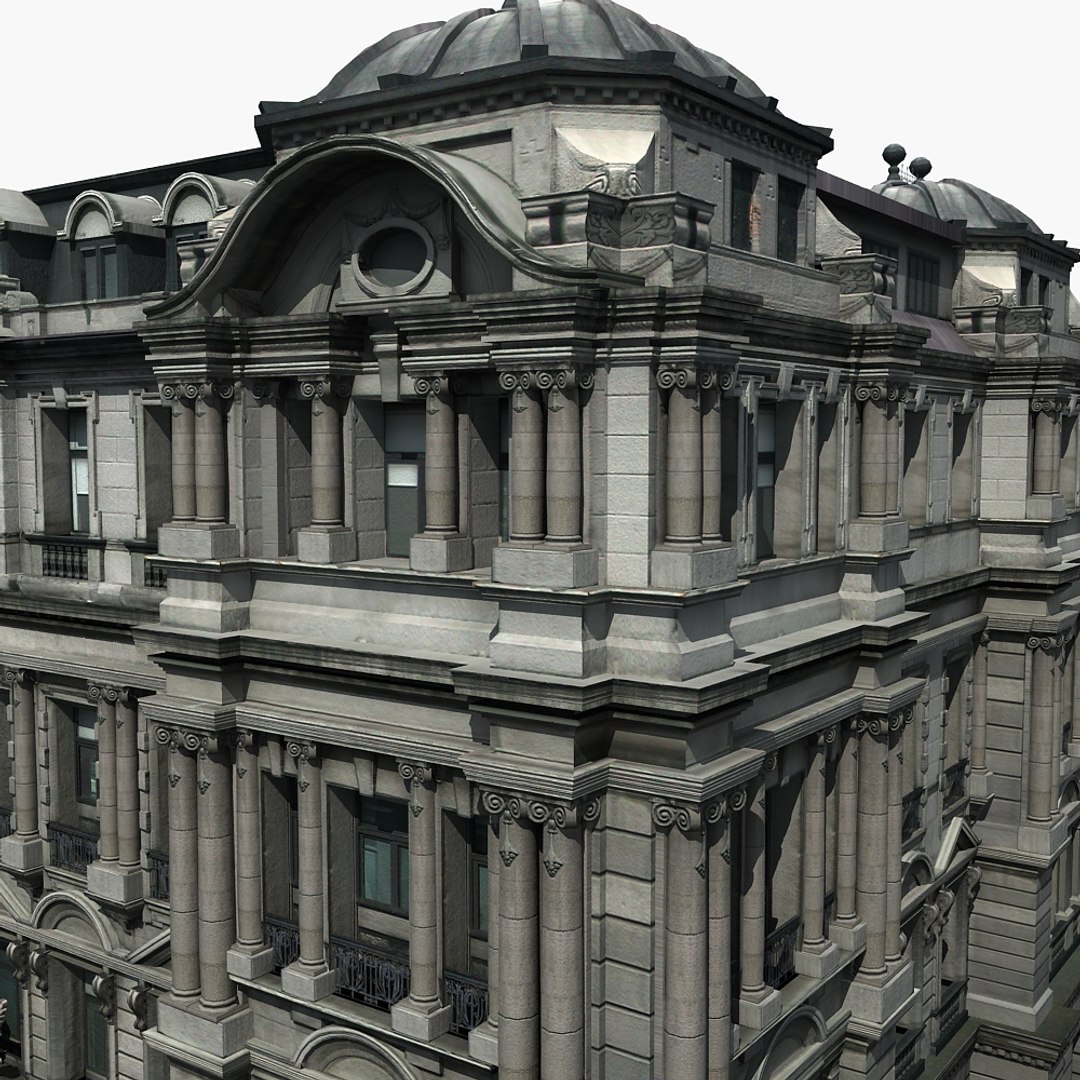 3D European Building - TurboSquid 1515114