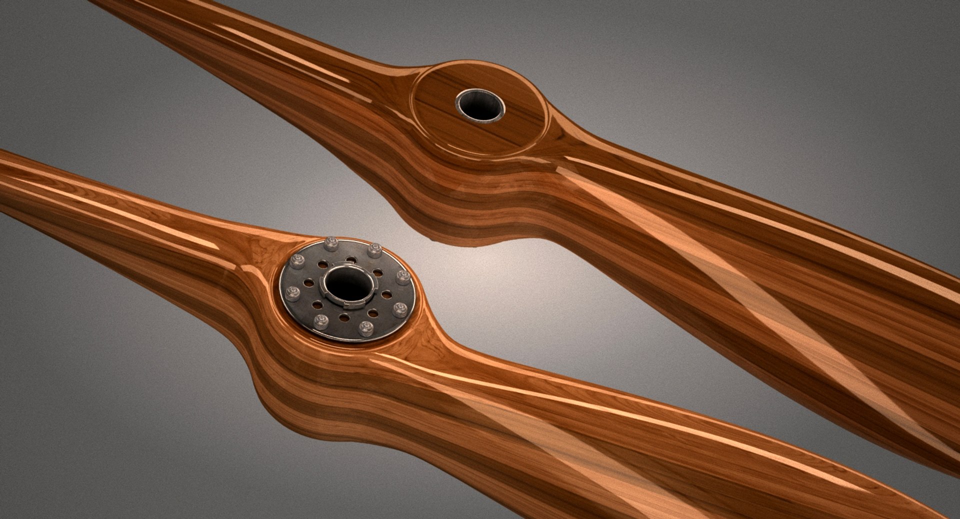 3D Wooden Propeller Model - TurboSquid 1362849