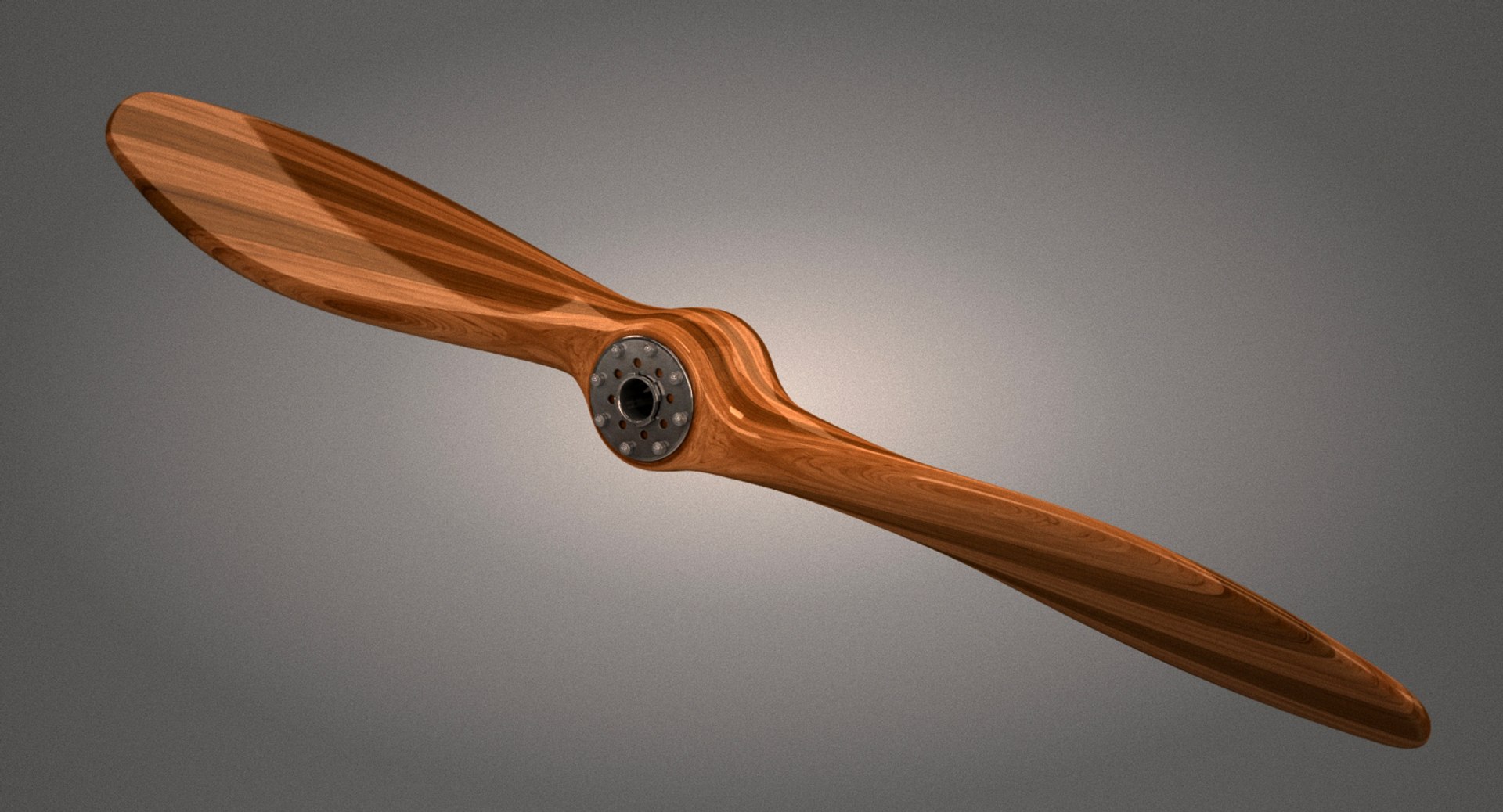 3D Wooden Propeller Model - TurboSquid 1362849