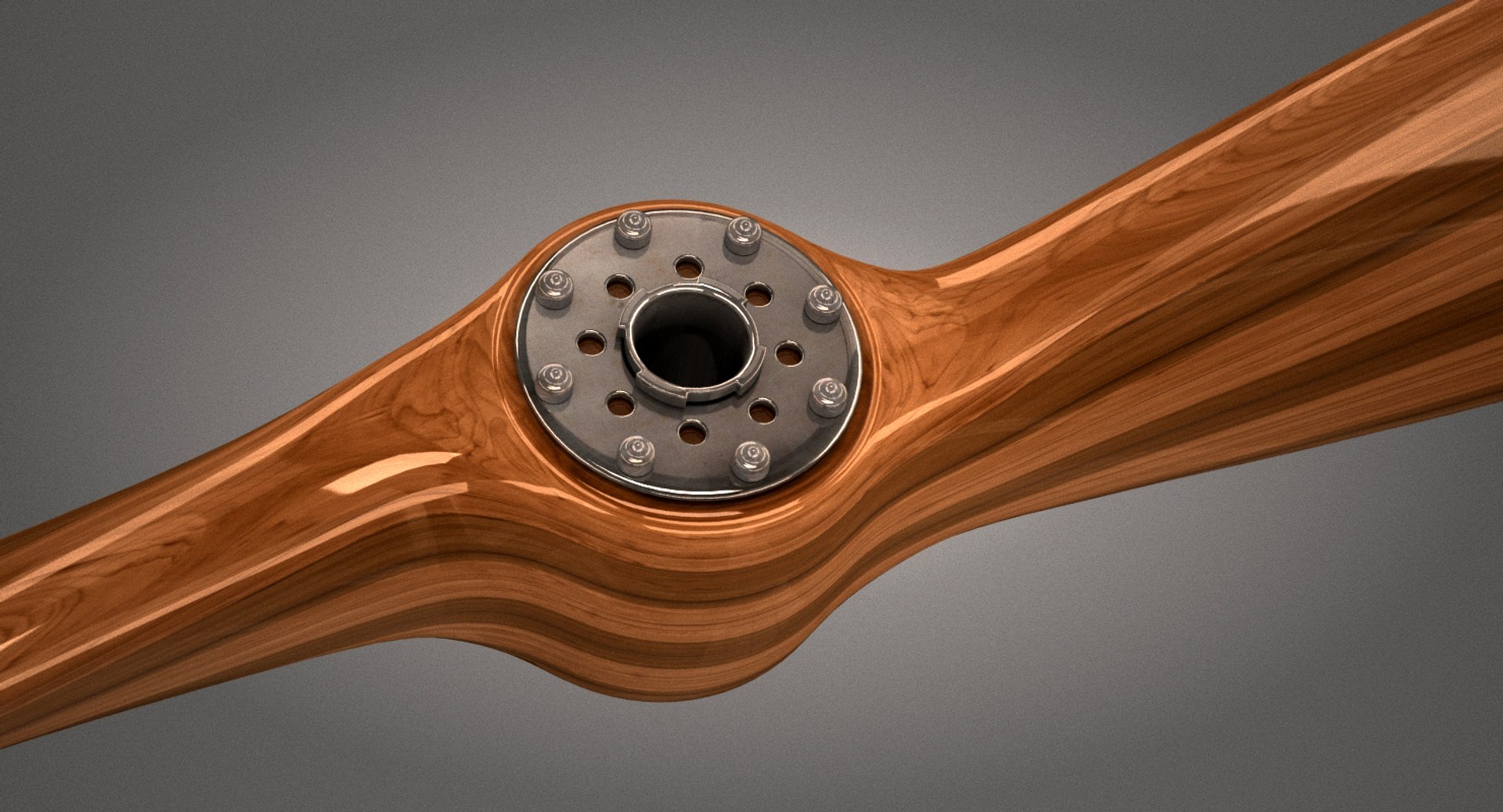 3D Wooden Propeller Model - TurboSquid 1362849