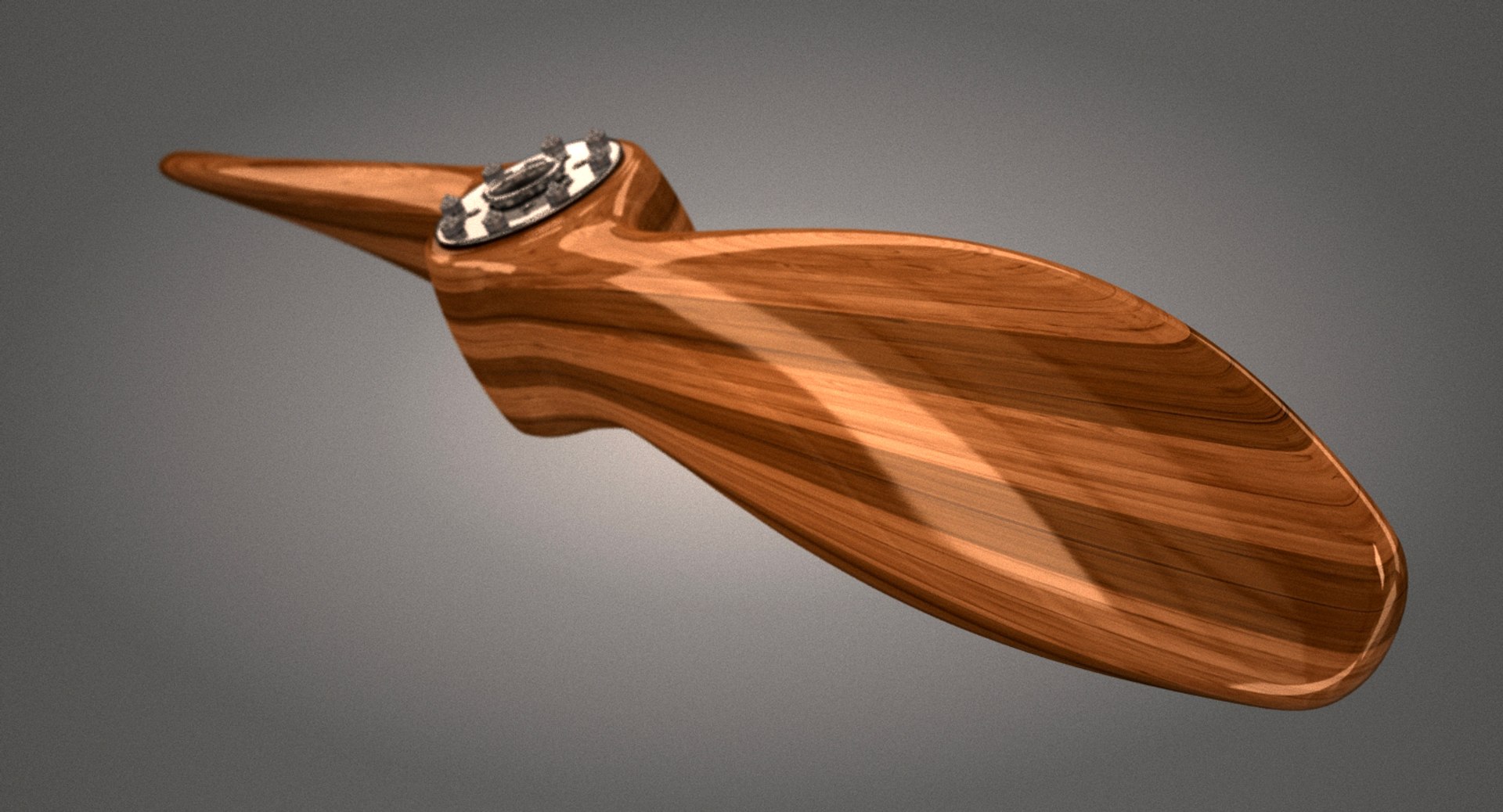 3D Wooden Propeller Model - TurboSquid 1362849