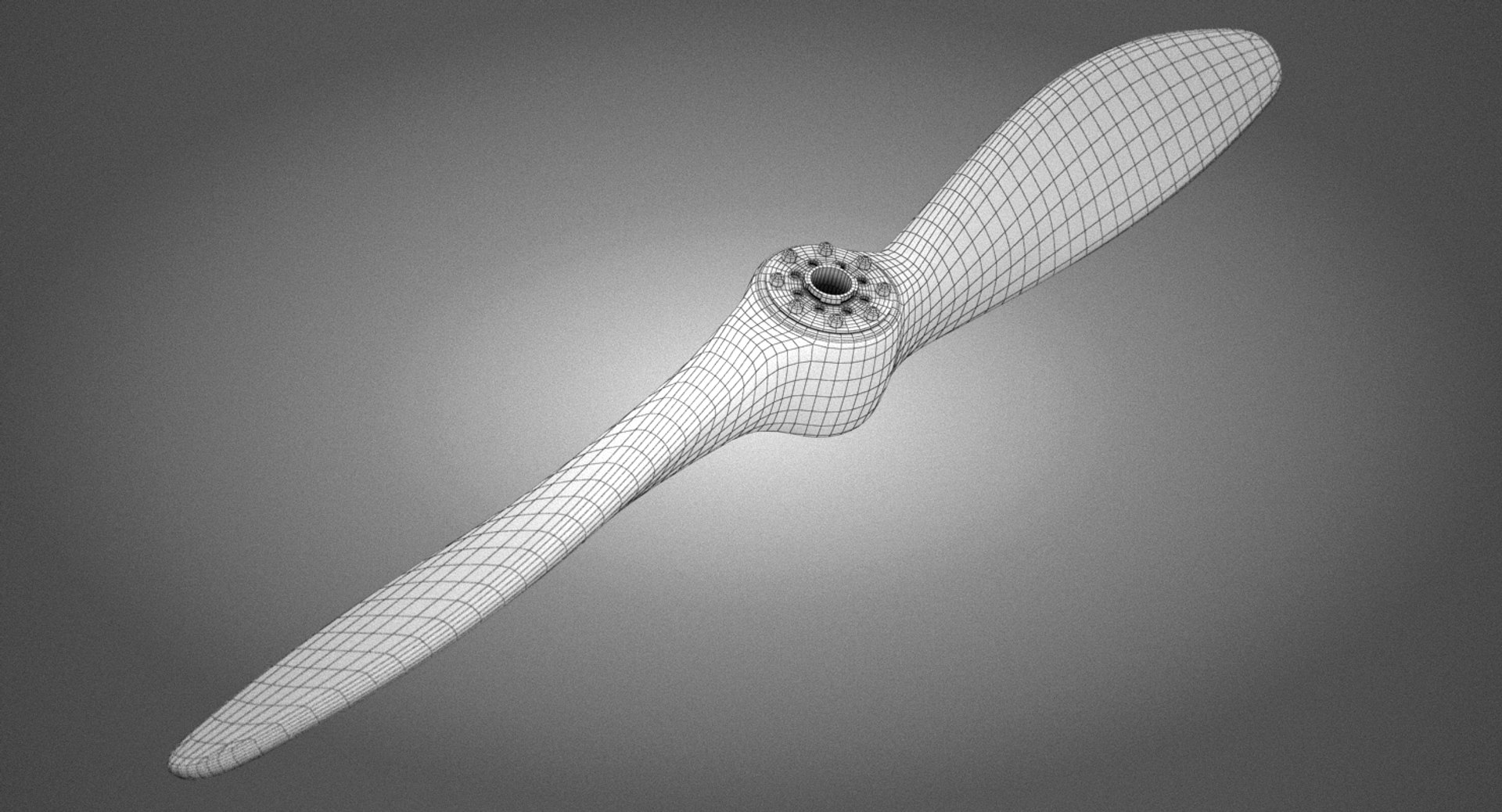 3D Wooden Propeller Model - TurboSquid 1362849