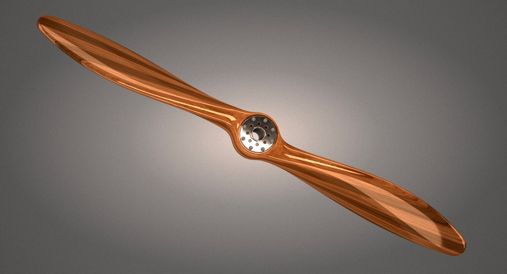 3D Wooden Propeller Model - TurboSquid 1362849