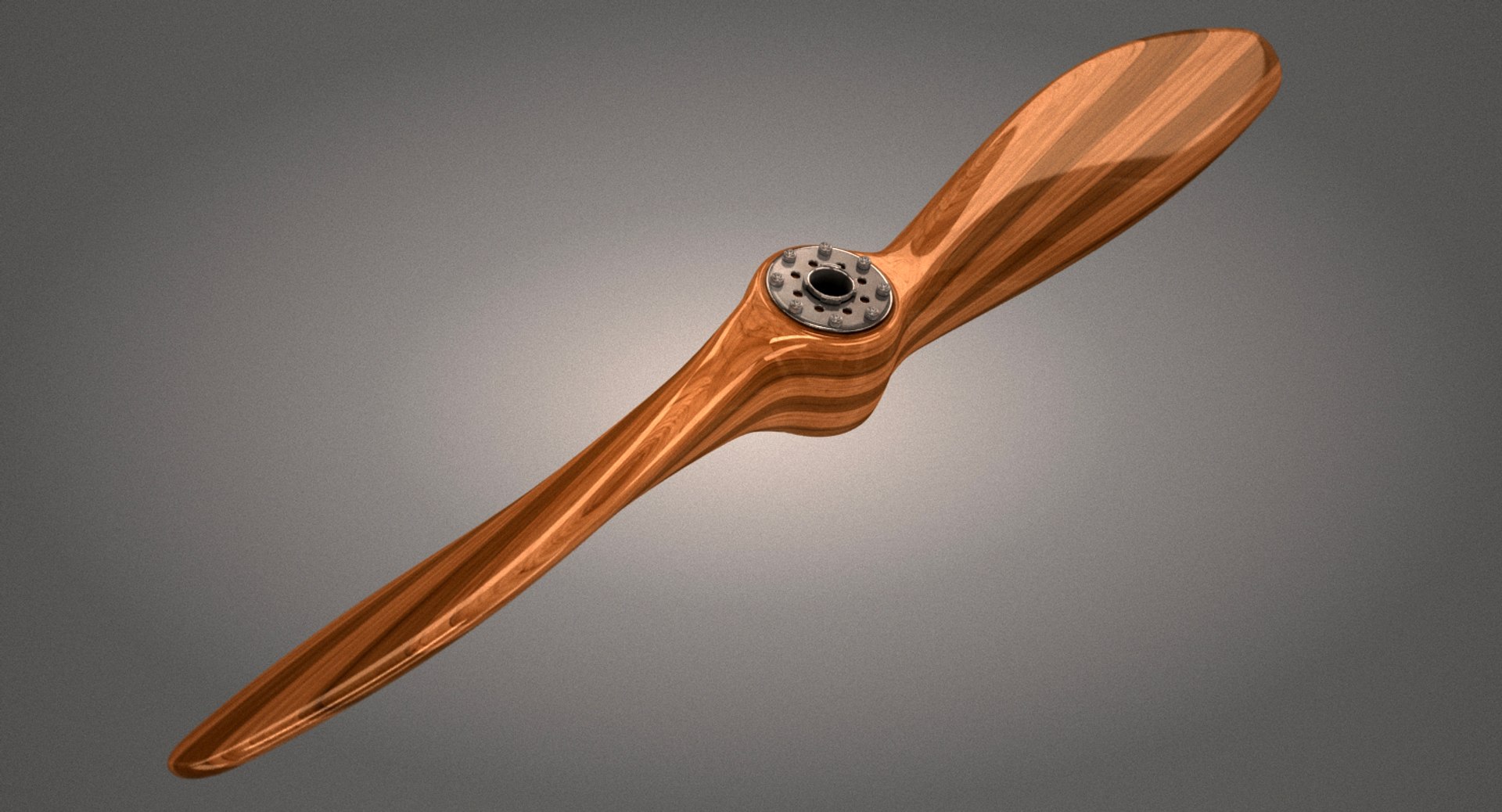 3D Wooden Propeller Model - TurboSquid 1362849