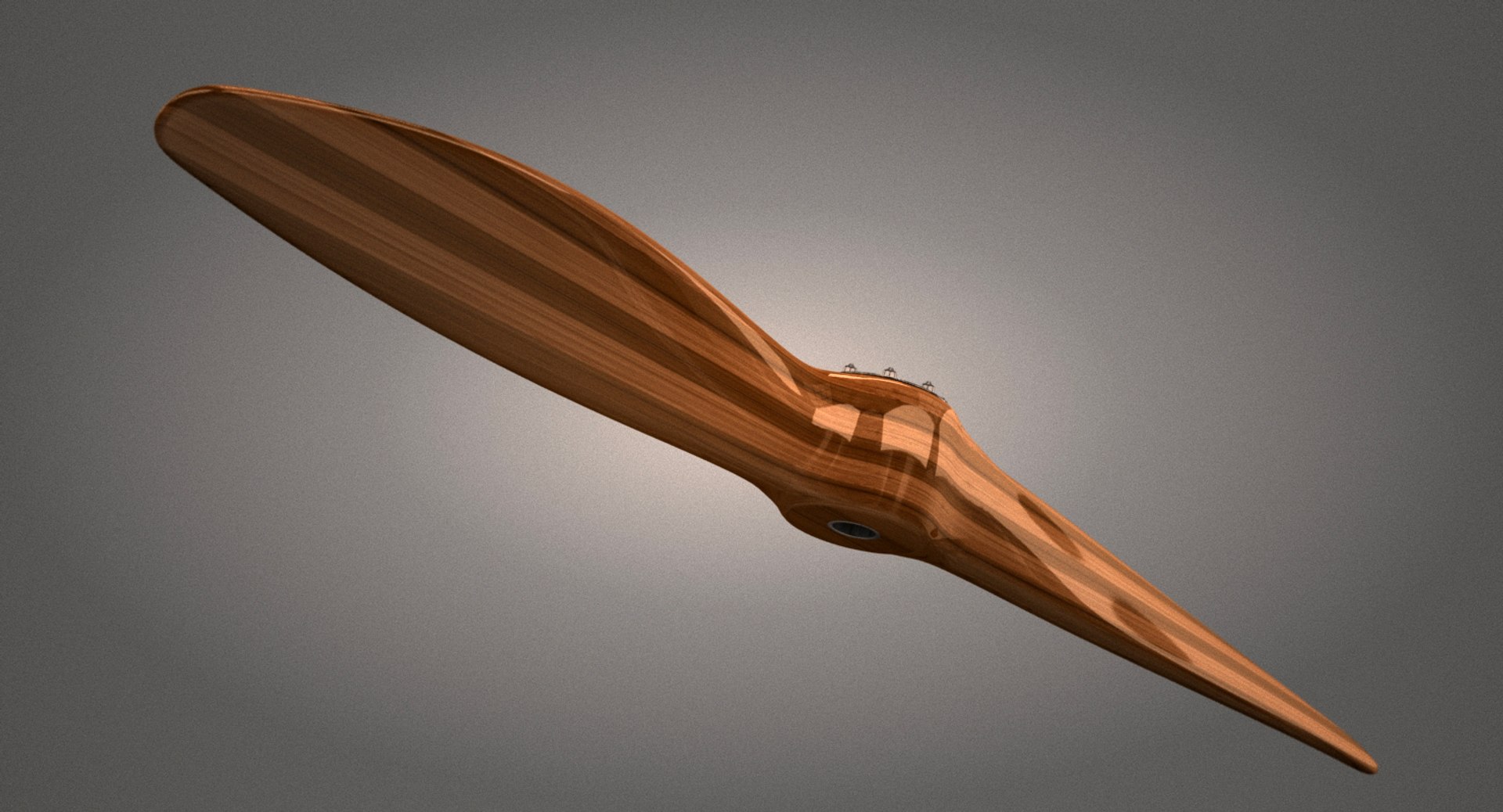 3D Wooden Propeller Model - TurboSquid 1362849