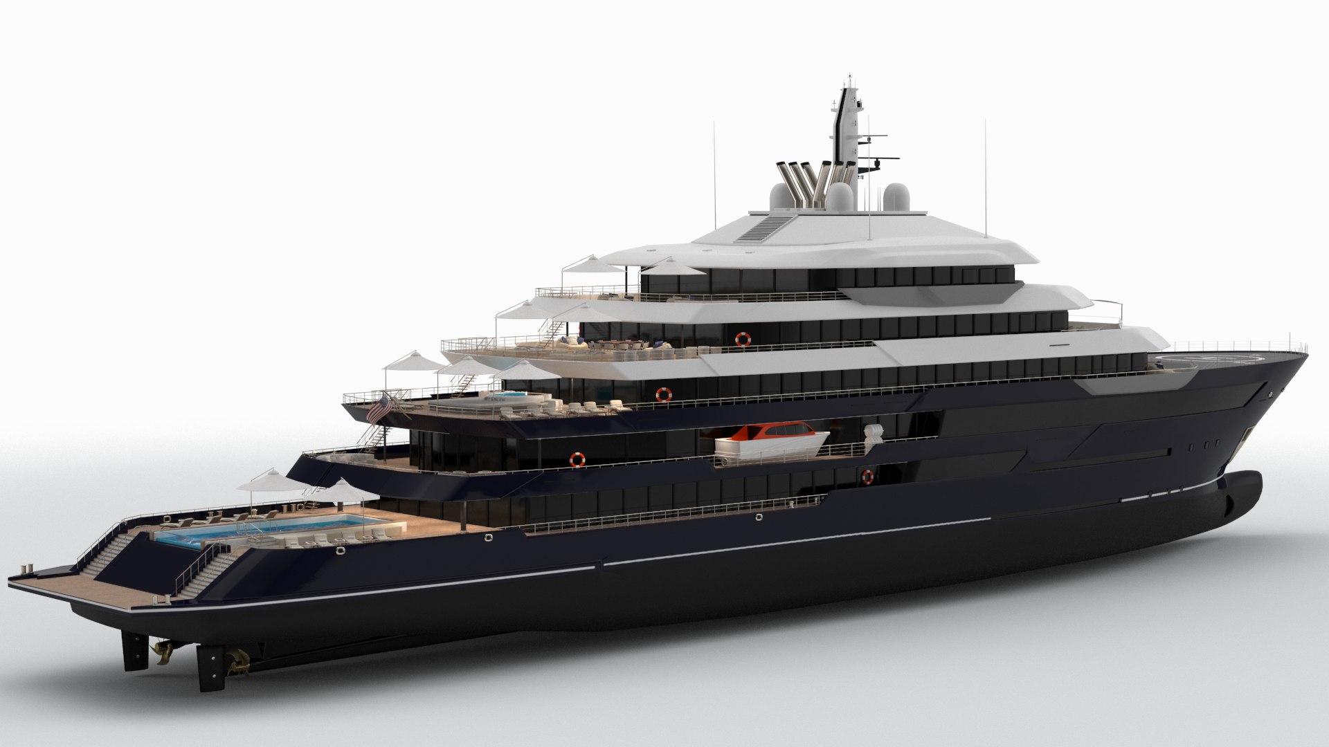 Noel Superyacht Model - TurboSquid 2326913