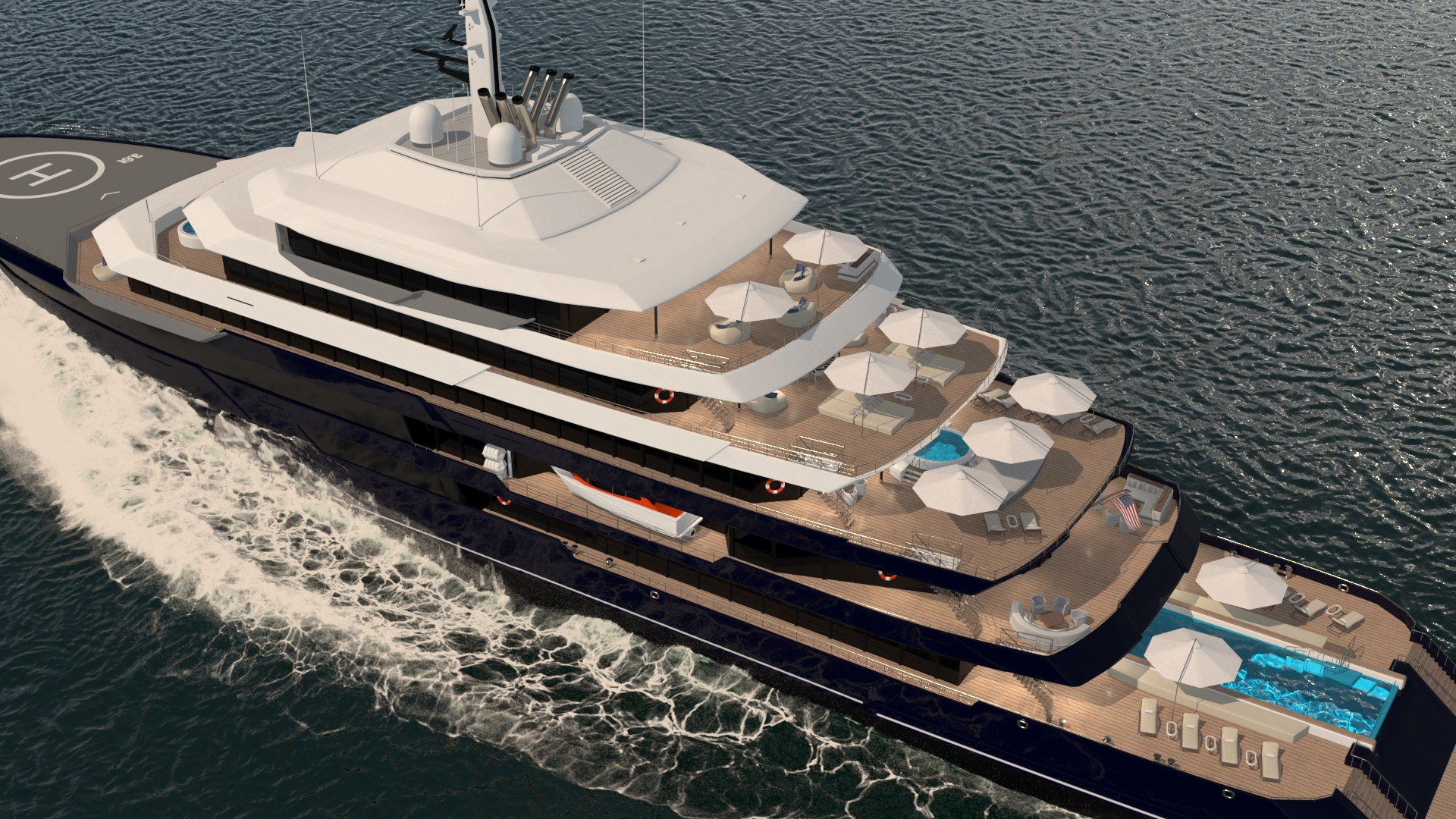 Noel Superyacht Model - TurboSquid 2326913