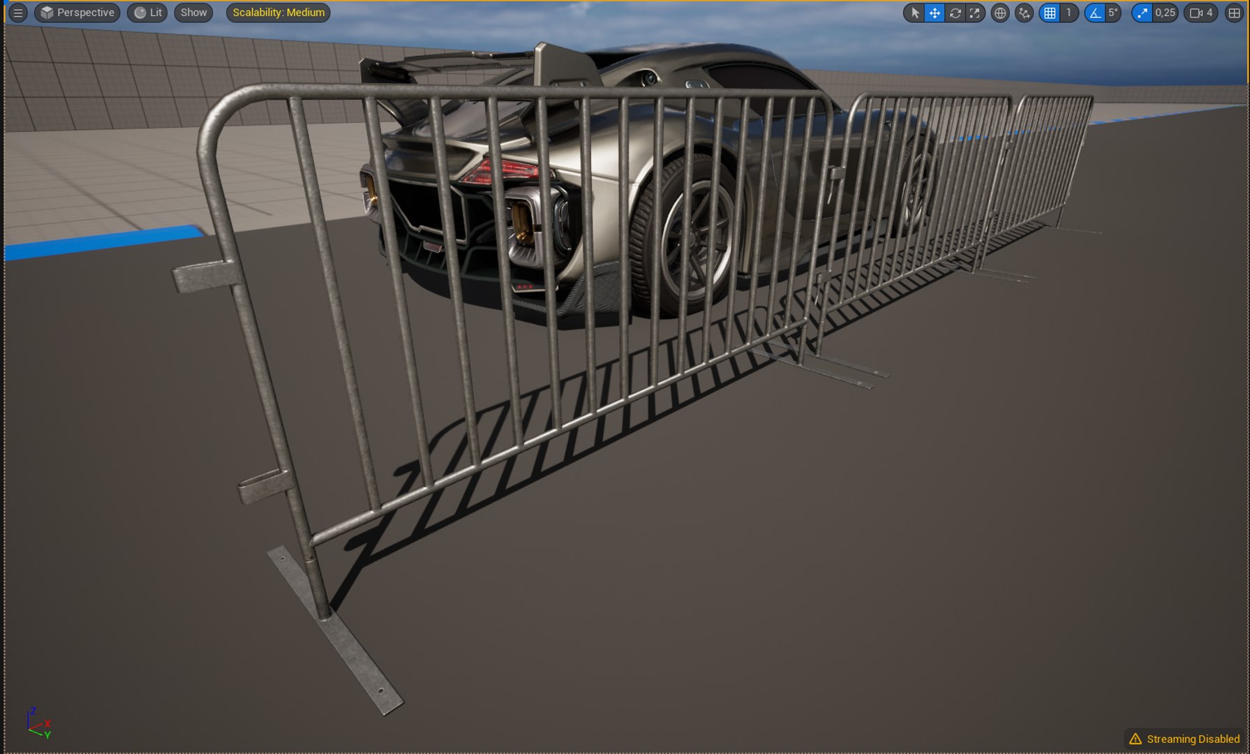 Metall Crowd Control Barrier 3D Model - TurboSquid 2049914