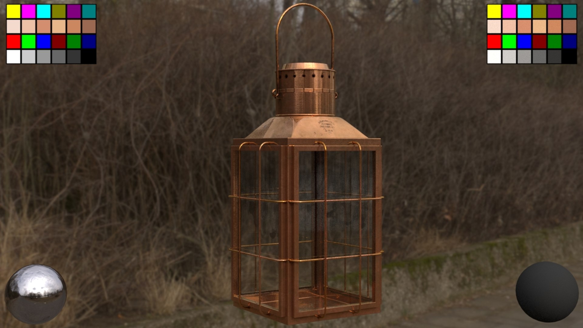 3D Old Lantern Model - TurboSquid 1306090