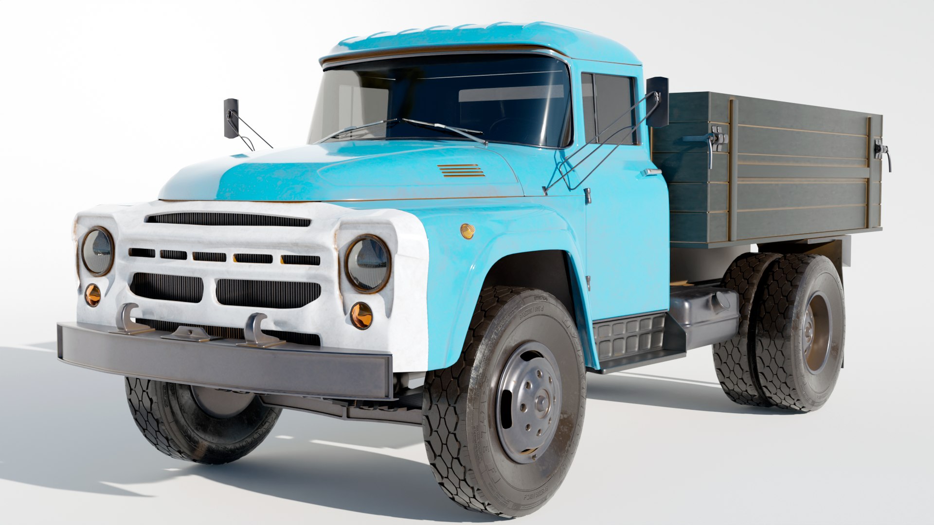 3D model of ZIL 130 truck 3D model - TurboSquid 2137773