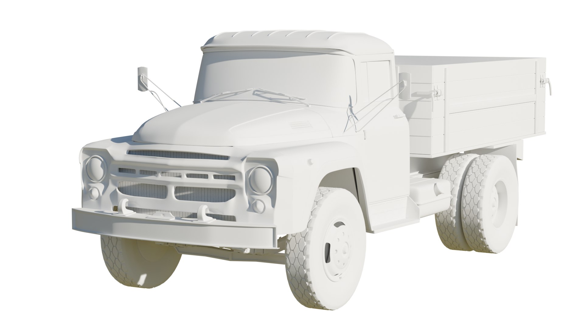 3D Model Of ZIL 130 Truck 3D Model - TurboSquid 2137773