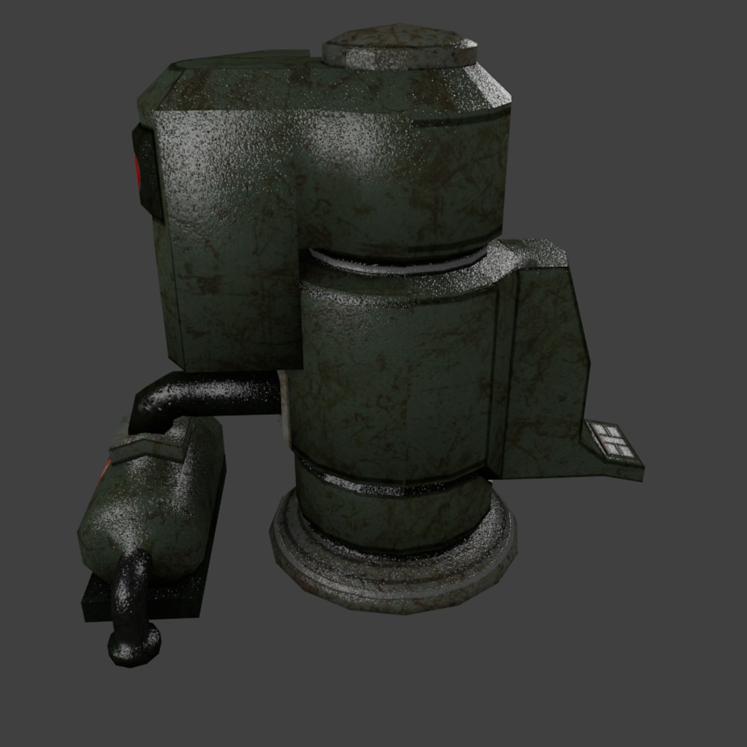 Sci-fi Fuel Tank 3D Model - TurboSquid 1269016