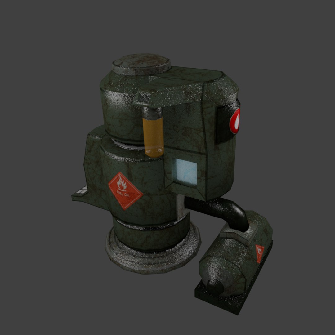 Sci-fi Fuel Tank 3D Model - TurboSquid 1269016