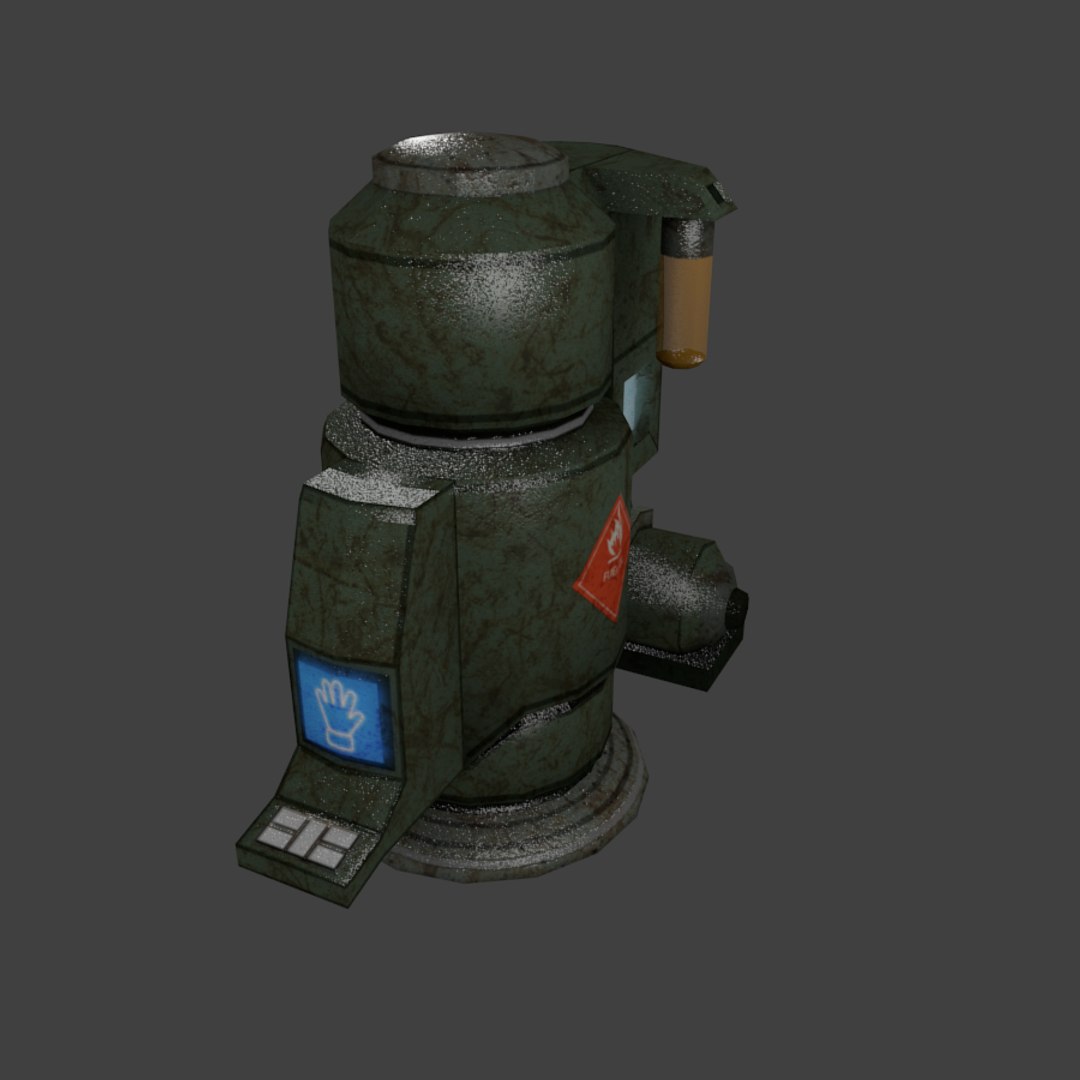 Sci-fi Fuel Tank 3D Model - TurboSquid 1269016