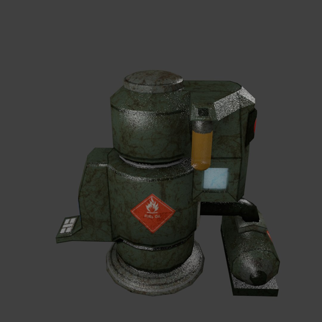 Sci-fi Fuel Tank 3D Model - TurboSquid 1269016