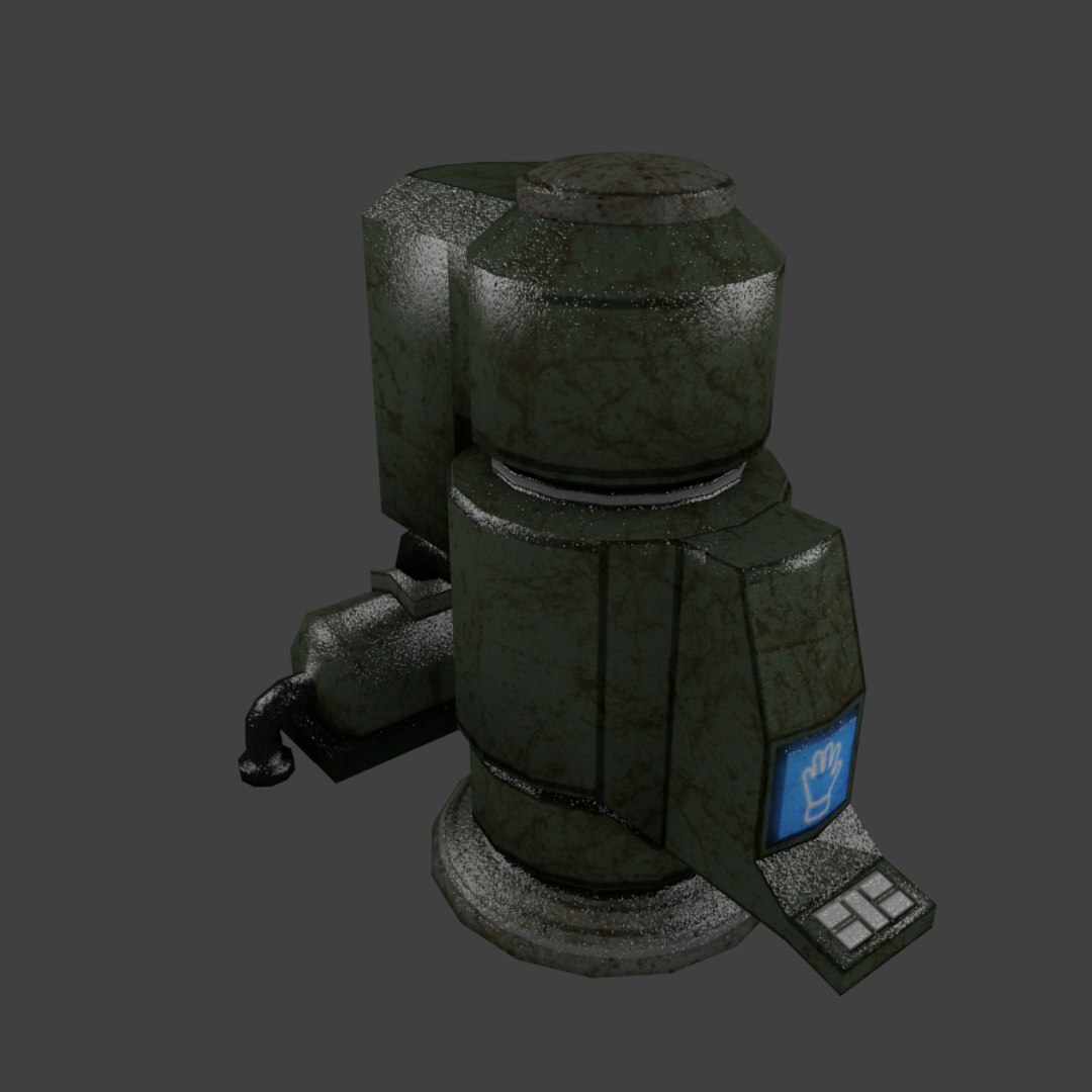 Sci-fi Fuel Tank 3D Model - TurboSquid 1269016