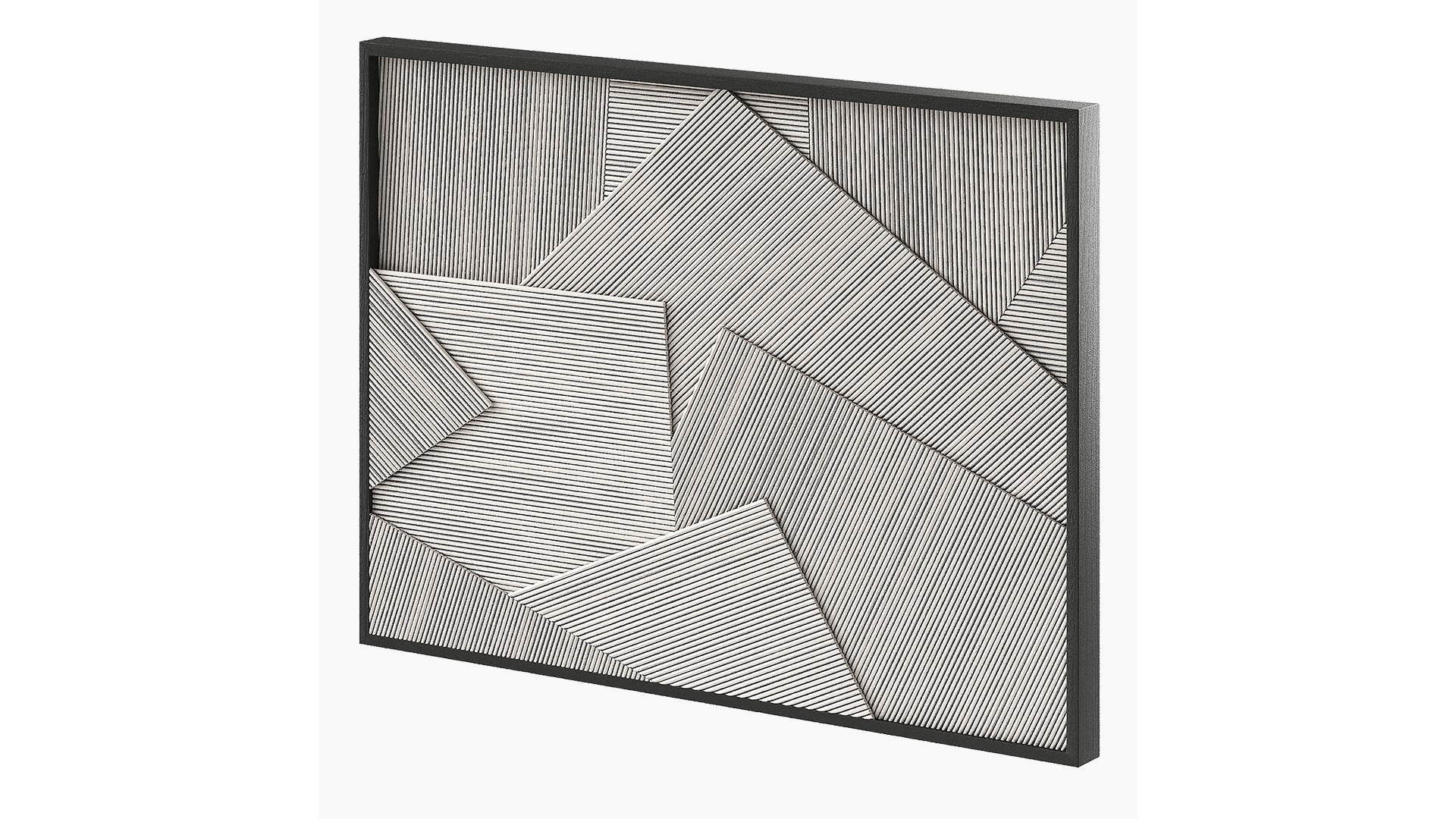 Baltic Wall Decor By Palecek - Rattan And Wood 3D - TurboSquid 2252847