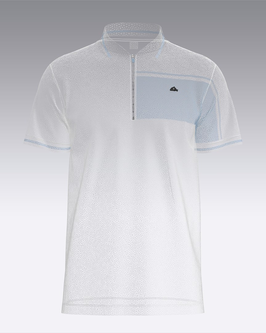 3D Polo Shirt With Zipper - TurboSquid 1954977