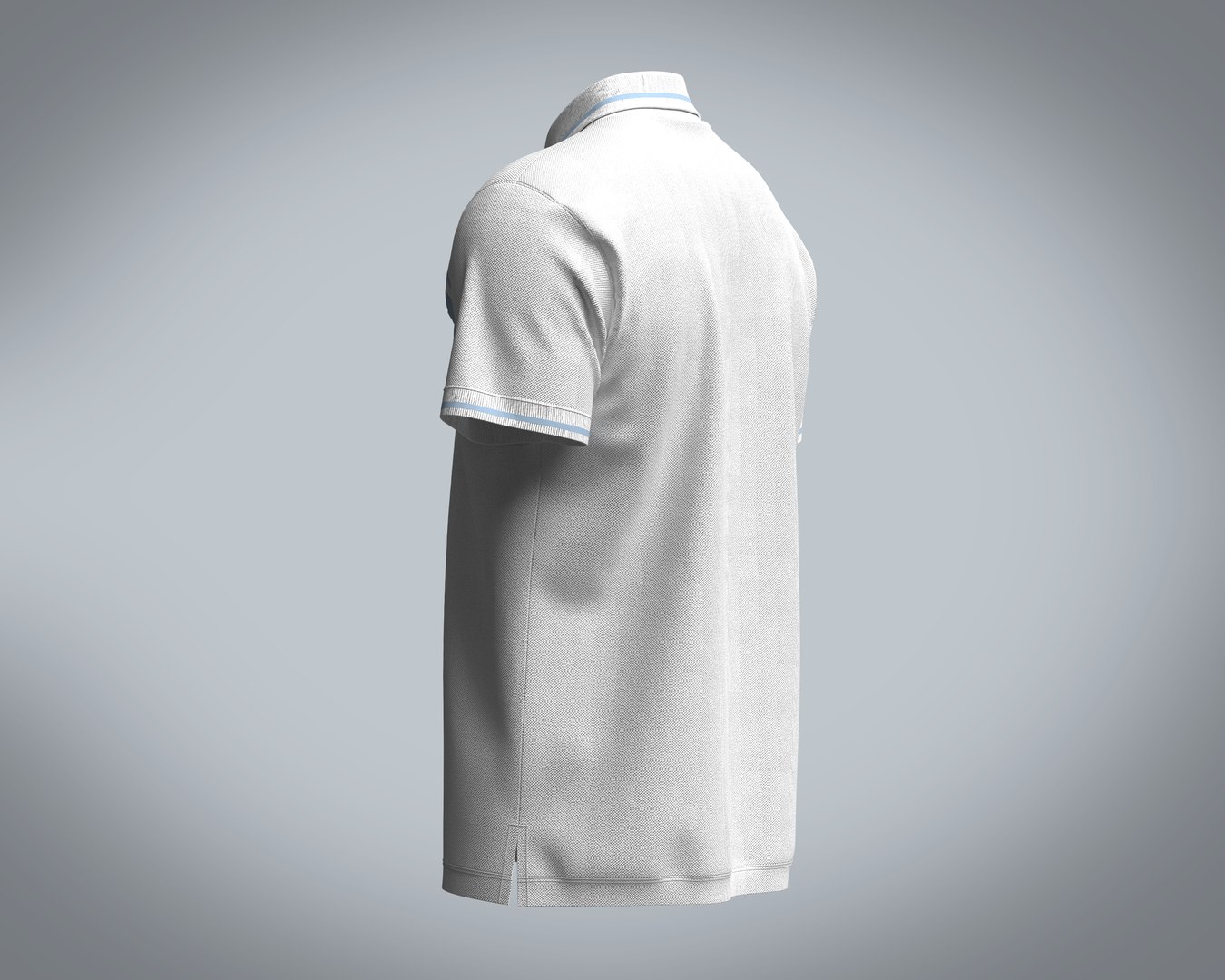 3D Polo Shirt With Zipper - TurboSquid 1954977