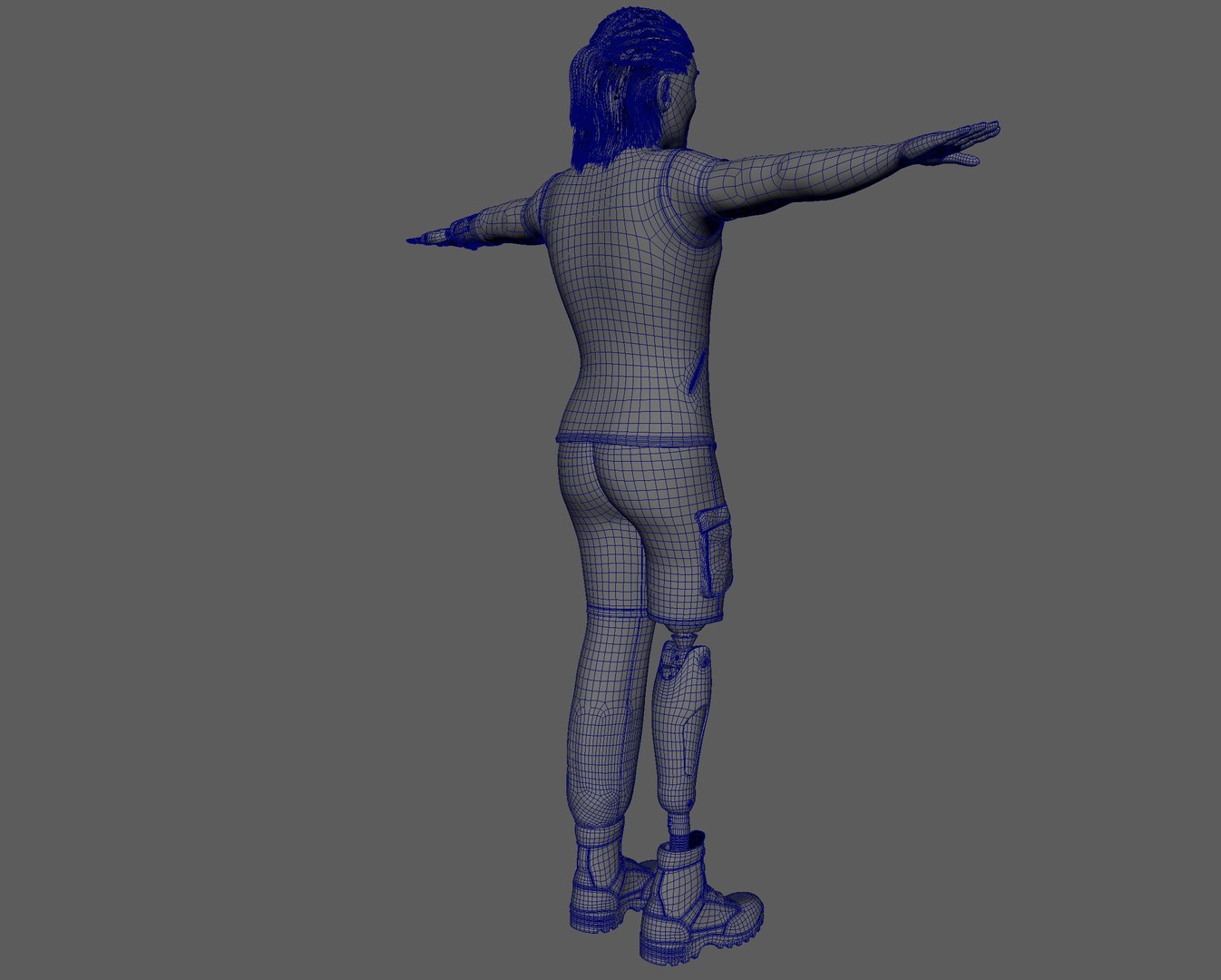 Semi-Realistic Fighter Character Without Rig 3D Model - TurboSquid 2300156