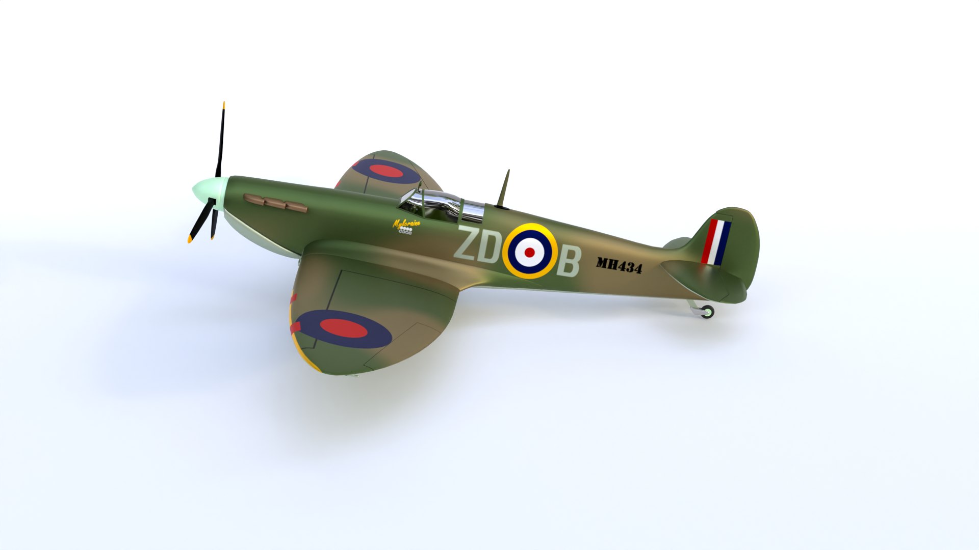 3D World War 2 Fighter Plane Model - TurboSquid 2256465