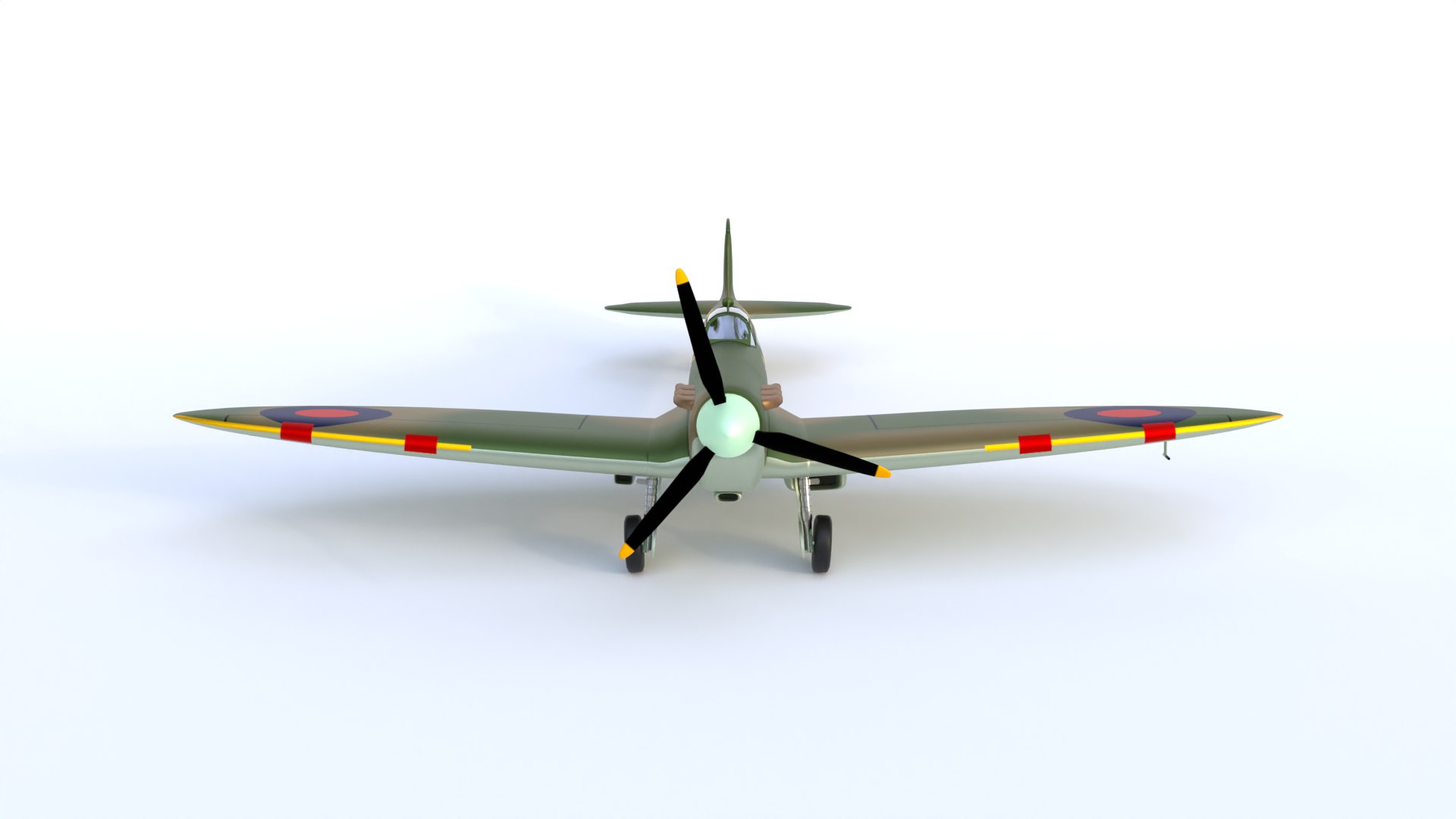 3D World War 2 Fighter Plane Model - TurboSquid 2256465