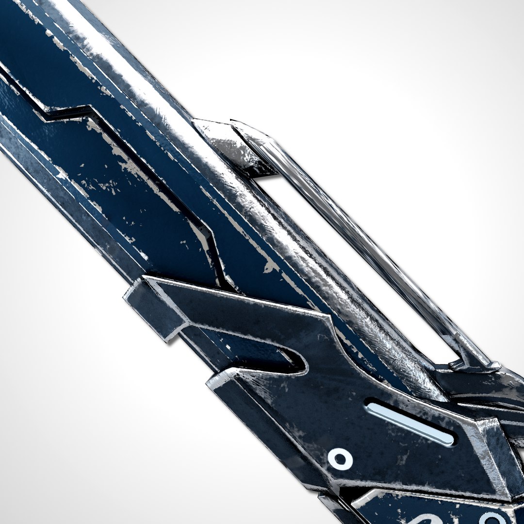 Sci-fi Frozen Sword Remake 3D - TurboSquid 1300962