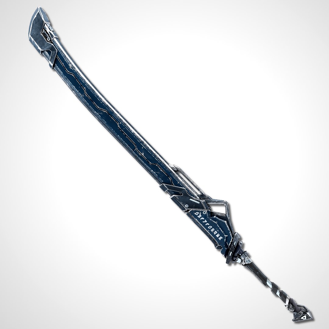 Sci-fi Frozen Sword Remake 3D - TurboSquid 1300962