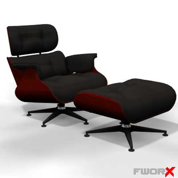 3d model chair lounge
