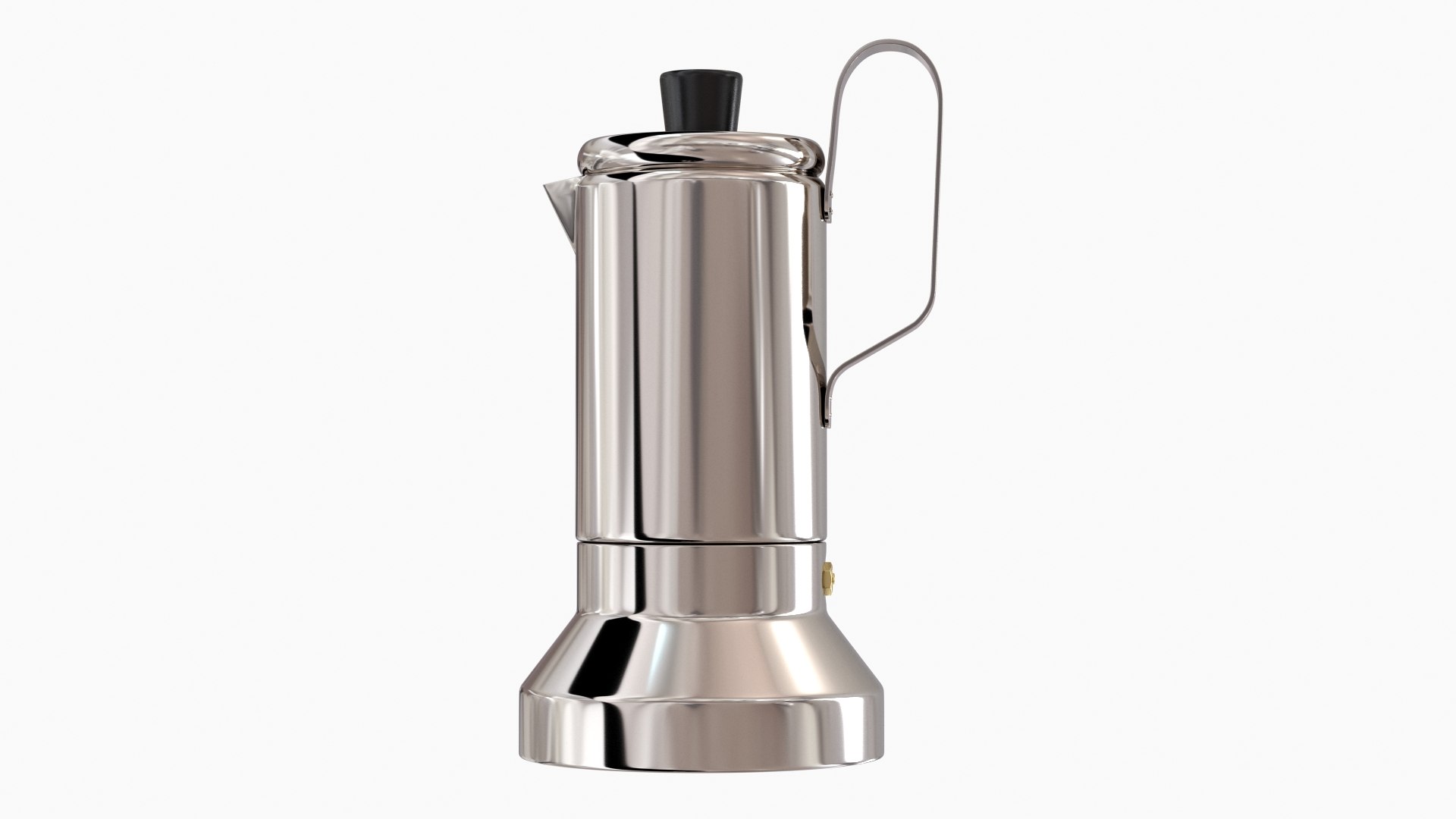 3D Metallisk Espresso Maker - TurboSquid 1497943