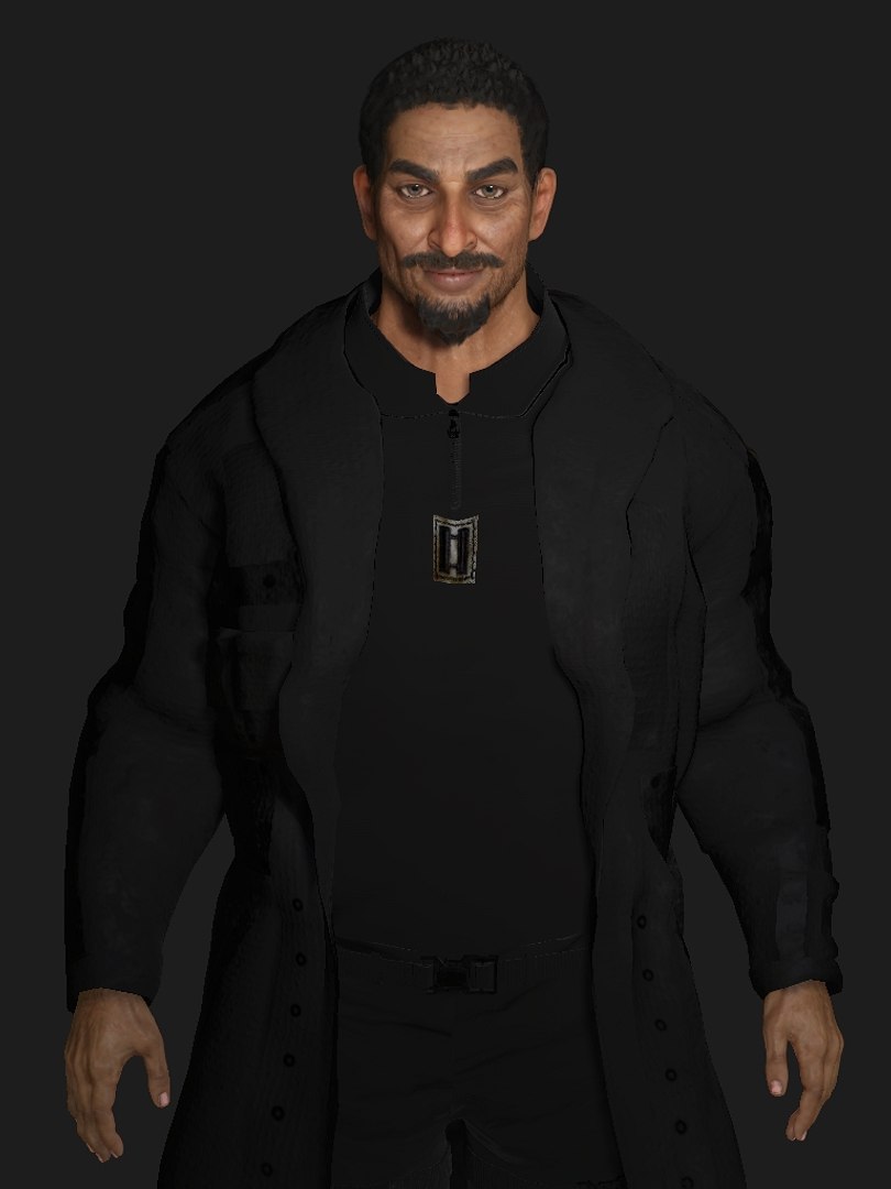 AAA 3D REALISTIC CHARACTER - OLD BUSINESSMAN MAFIA BODYGUARD 3D Model ...