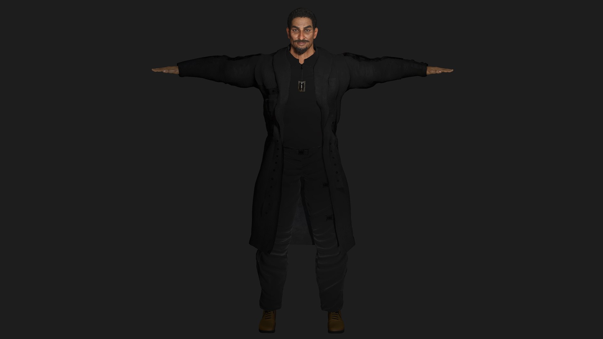 AAA 3D REALISTIC CHARACTER - OLD BUSINESSMAN MAFIA BODYGUARD 3D Model ...