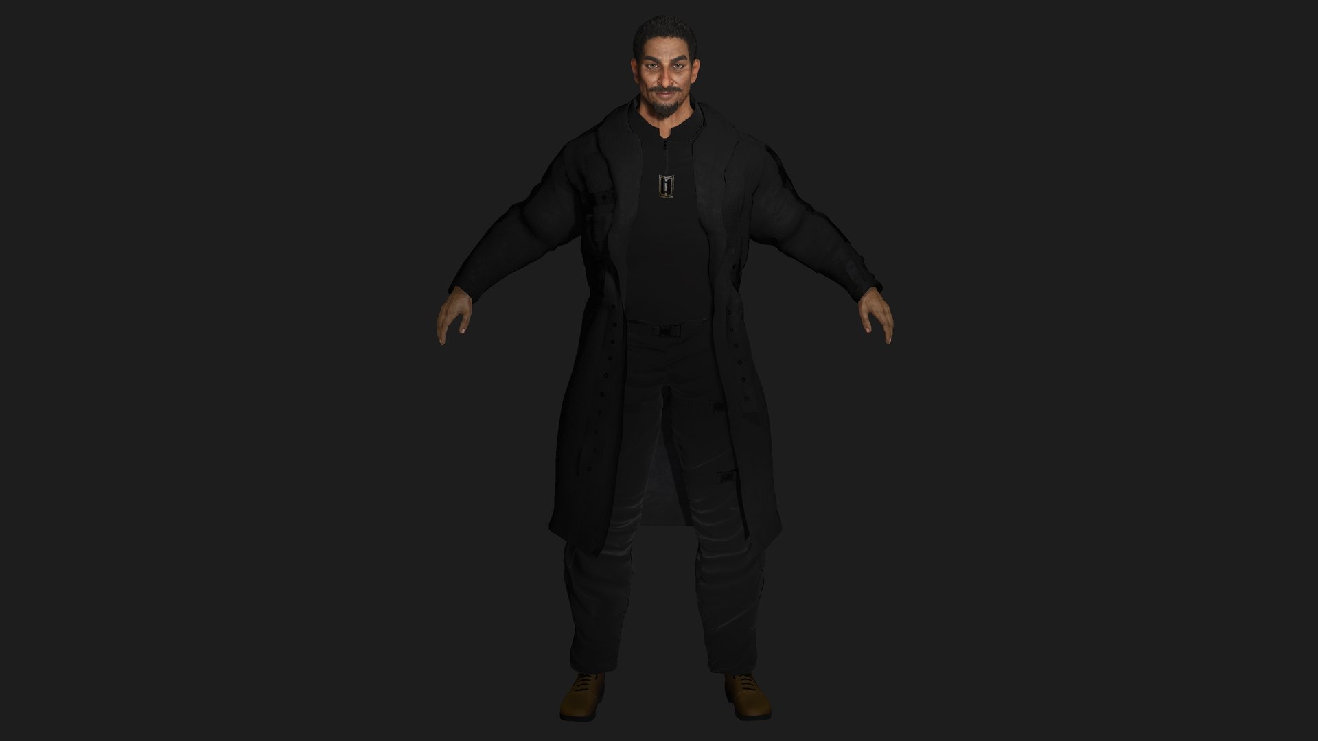 AAA 3D REALISTIC CHARACTER - OLD BUSINESSMAN MAFIA BODYGUARD 3D Model ...